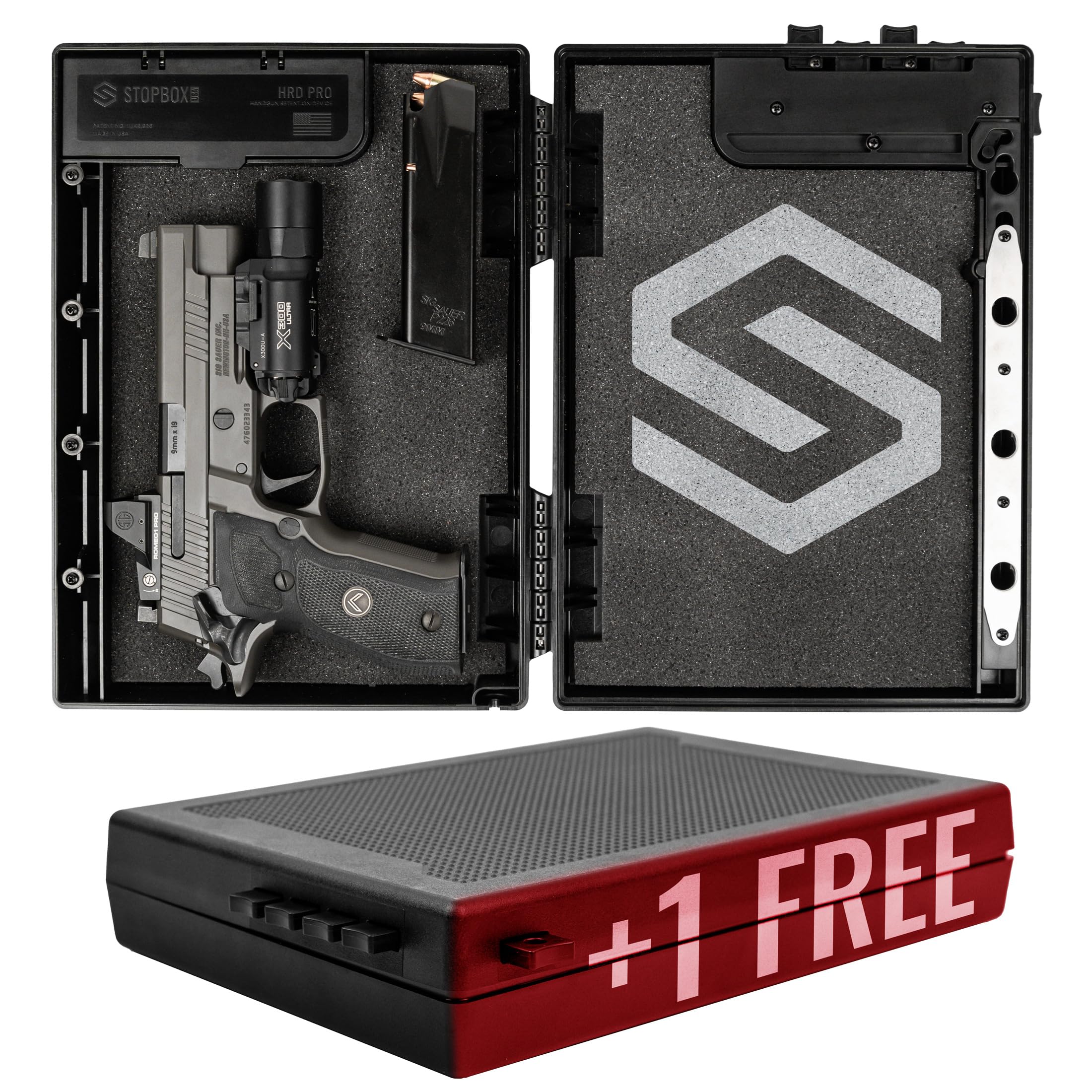 Amazon.com: STOPBOX Gun Safe Alternative for Handgun Storage, Instant ...