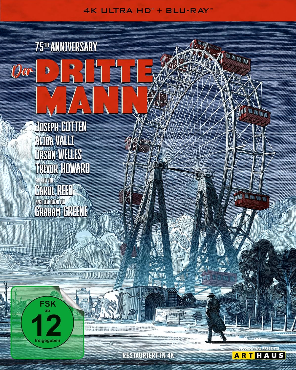 Der dritte Mann - 75th Anniversary Edition (4K-UHD + Blu-ray): Amazon ...