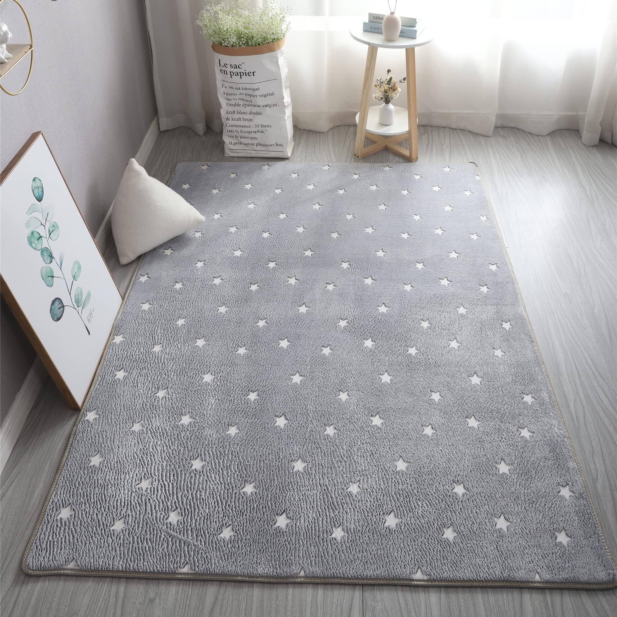 Amazon.com: Boho Kid Bedroom Playroom Nursery Area Rugs Cute Heavenly ...