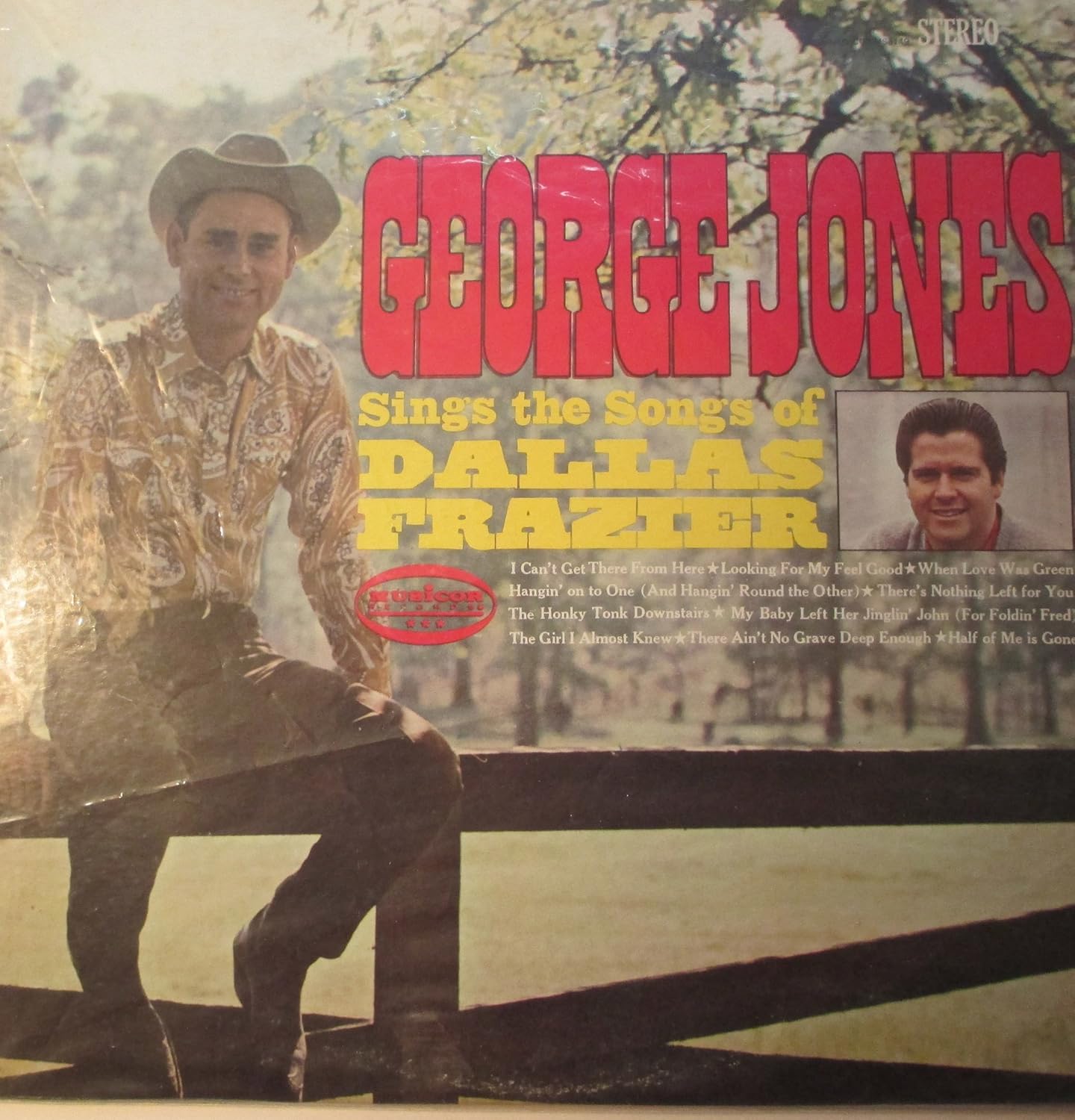 Amazon.com: GEORGE JONES - sings the songs of dallas frazier MUSICOR 3149 (LP vinyl record): CDs ...