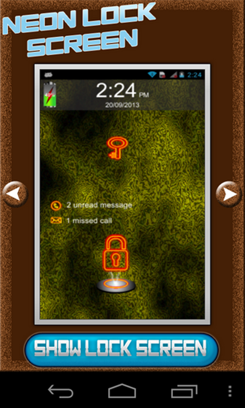 Neon Lock Screen - App on the Amazon Appstore