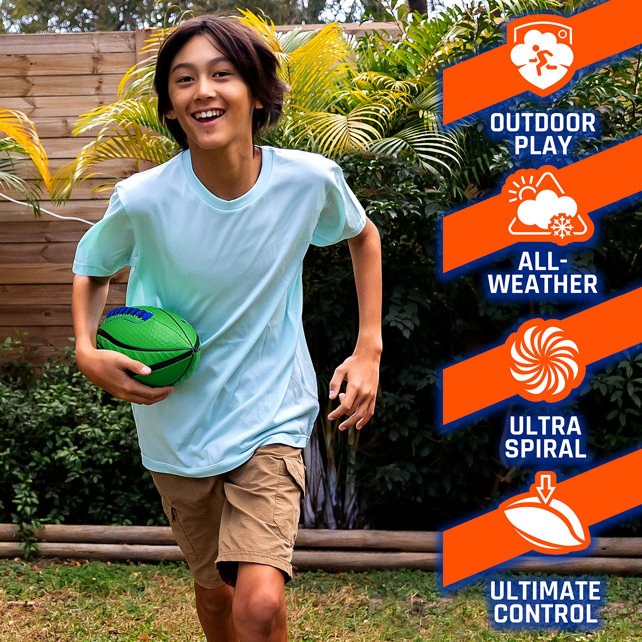 Snapklik.com : Spiral Grip Junior Football - Patented Spacelace For ...