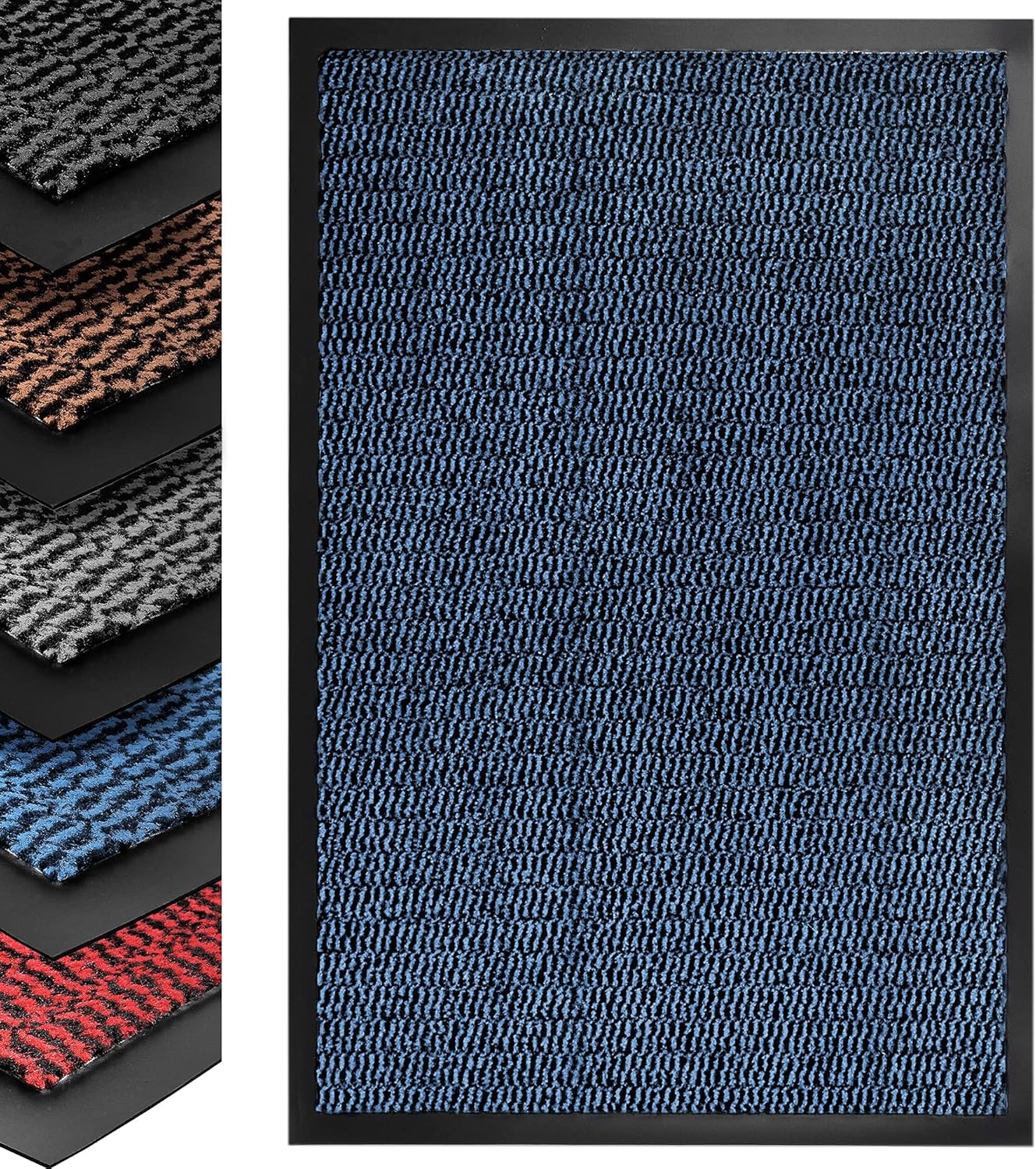 EVELYN LIVING Barrier Mats Heavy Duty Non Slip Backing Door Rugs ...
