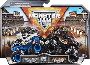 Monster Jam: Vehículos 1:64 2 Pack - Husky vs Rottweiler : Amazon.com ...