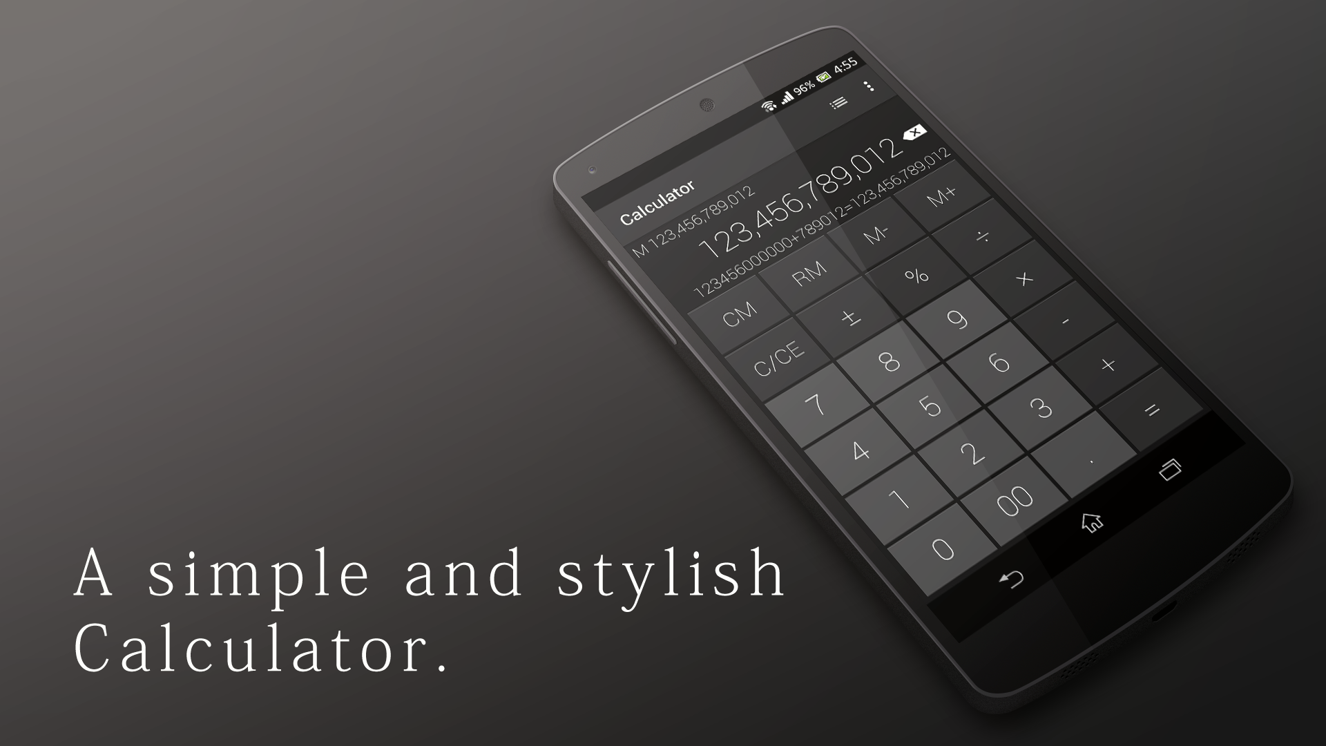 Une calculatrice simple & jolie - Application sur Amazon Appstore