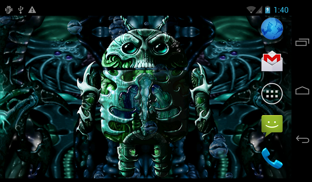 Biomechanical Droid Live Wallpaper - App on Amazon Appstore