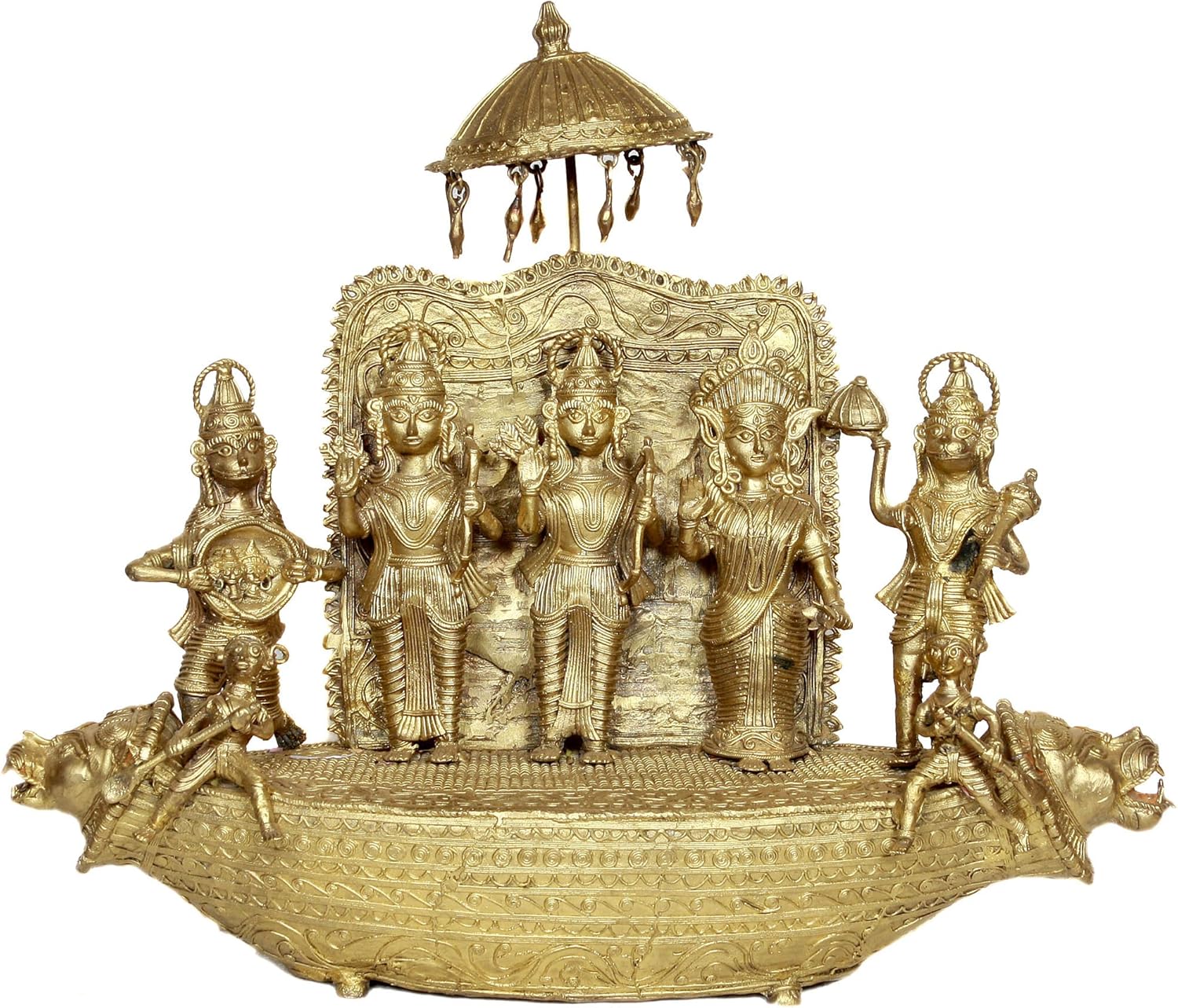 Amazon.com: Exotic India Shri Rama, Sita, Lakshman and Hanuman ...
