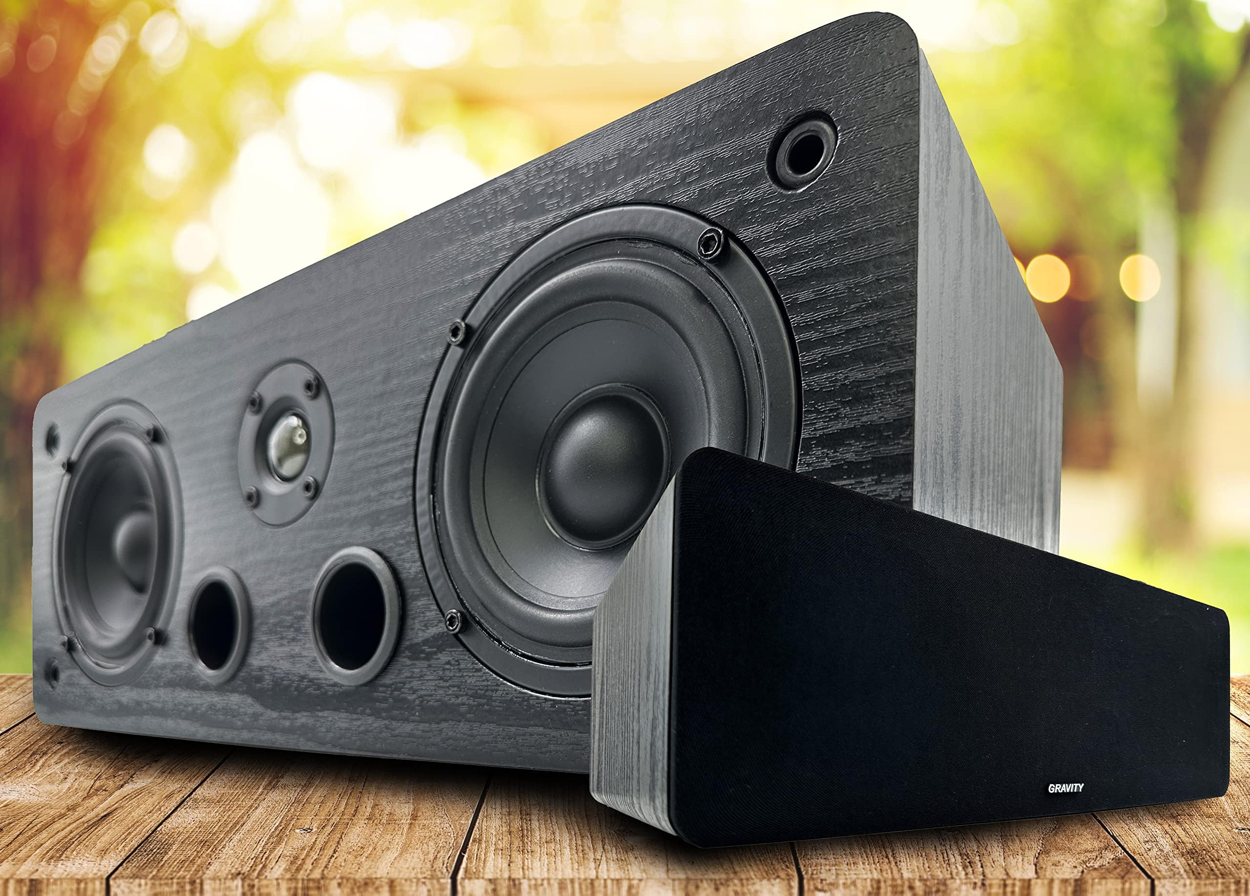 Amazon.com: Dayton Audio C452-AIR Dual 4-1/2" 2-Way Center Channel ...