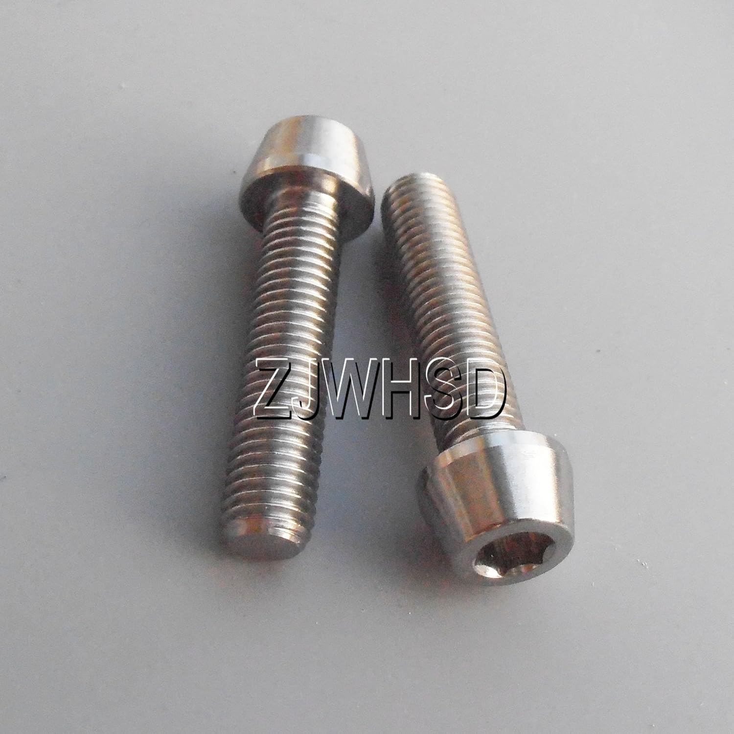 Amazon.com: 2pcs M7 x 30 mm Titanium Ti Screw Bolt Allen Hex Taper ...
