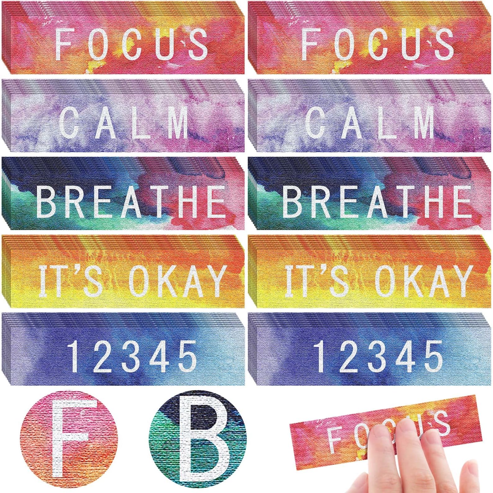 Amazon.com : Crtiin 160 Pcs Anxiety Sensory Stickers with Inspirational ...