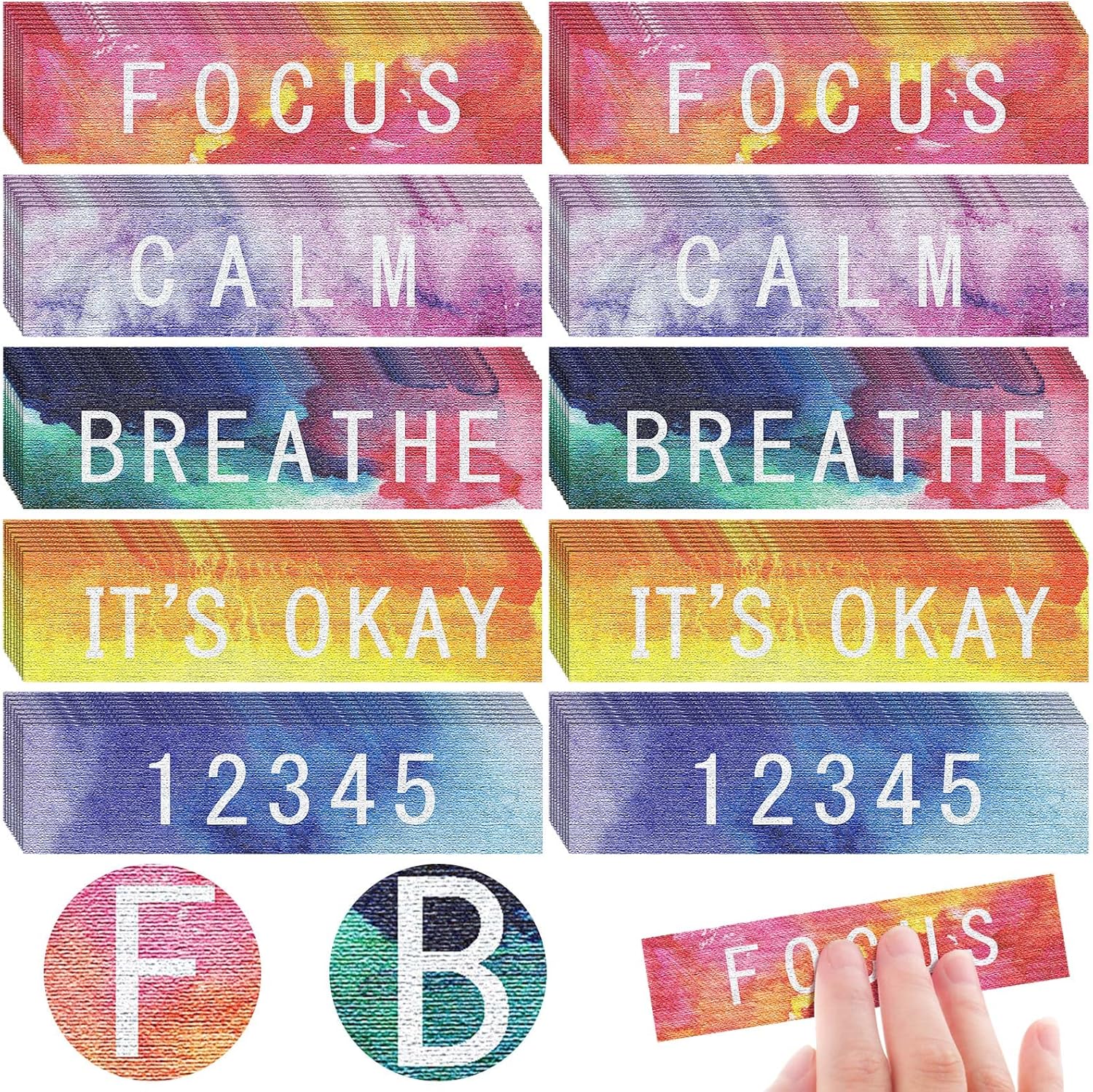 Amazon.com : Crtiin 160 Pcs Anxiety Sensory Stickers with Inspirational ...