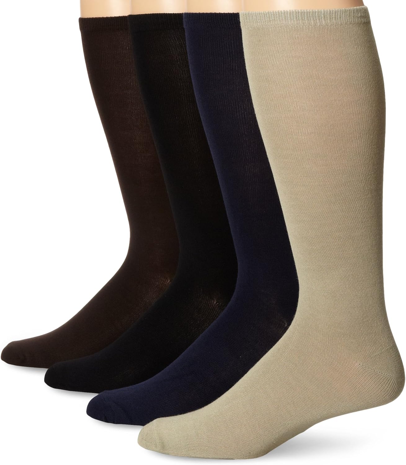 Amazon.com: Muk Luks Men's 13 Inch Rayon From Bamboo 4 Pair Sock Pack ...