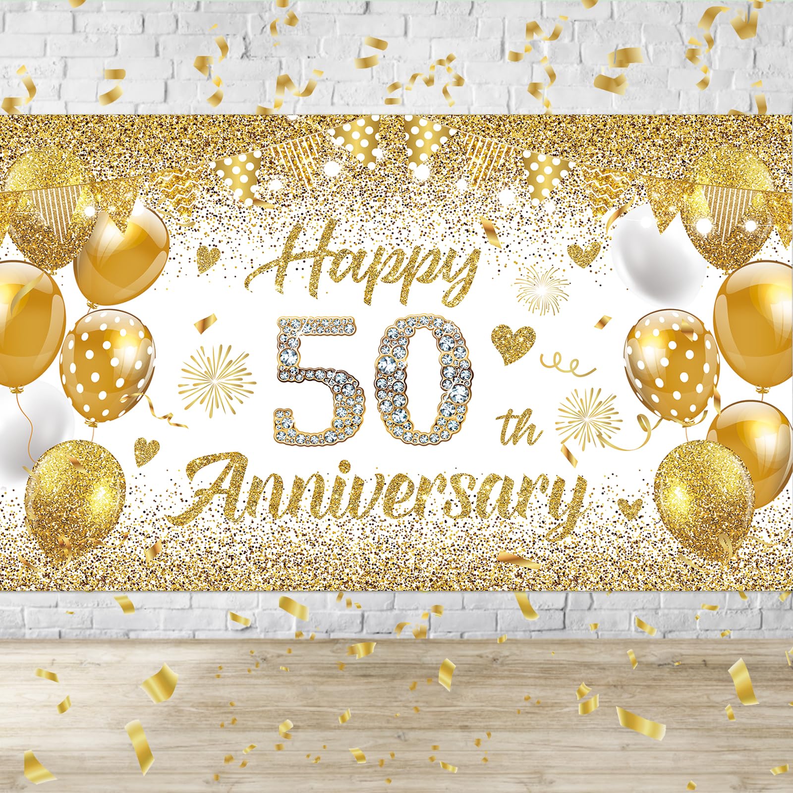 50th Anniversary Banner Clip Art 50th Happy Anniversary Text
