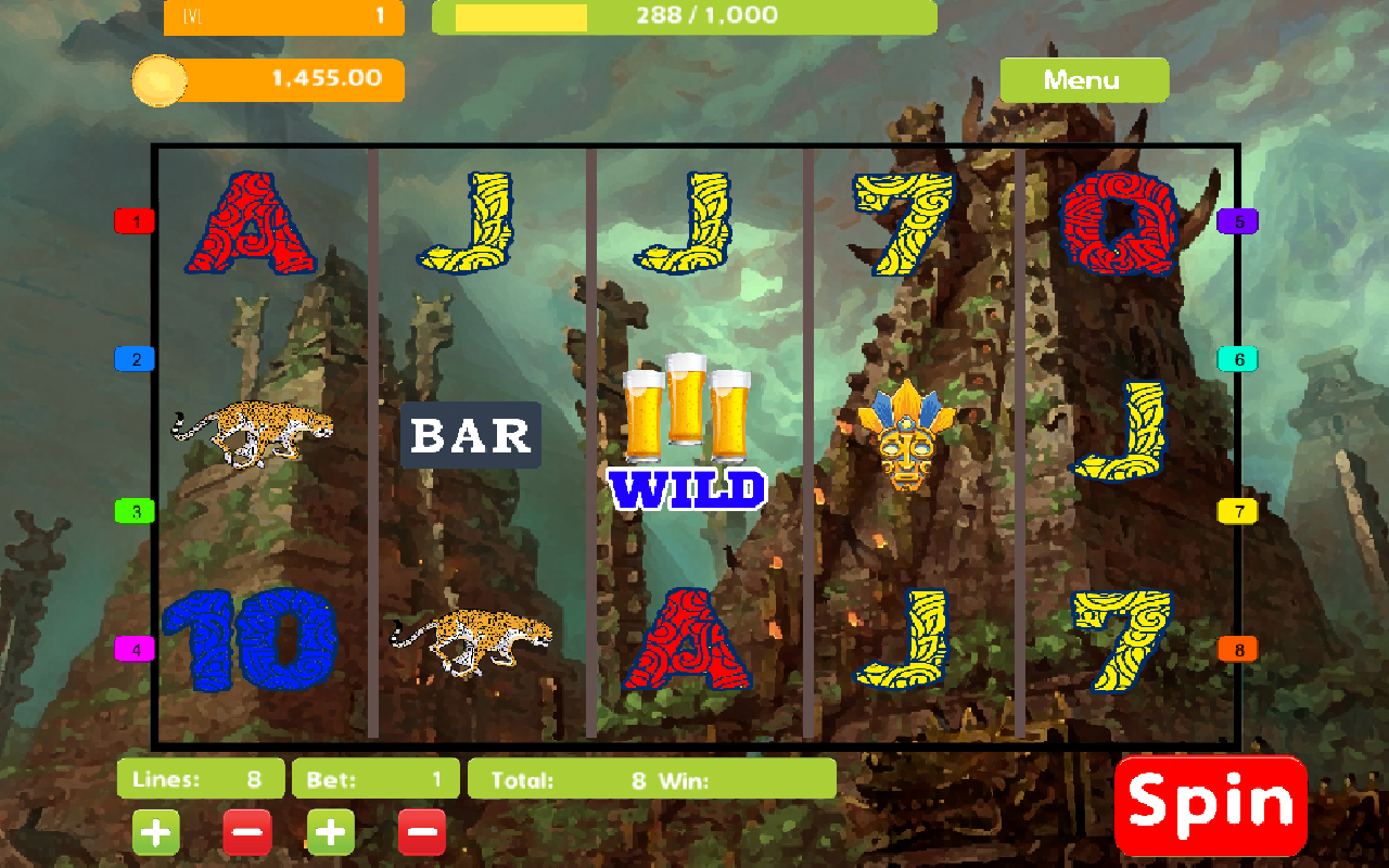 Exotic Amazon Treasure Adventure Lucky Progressive Jackpot Casino Slot ...