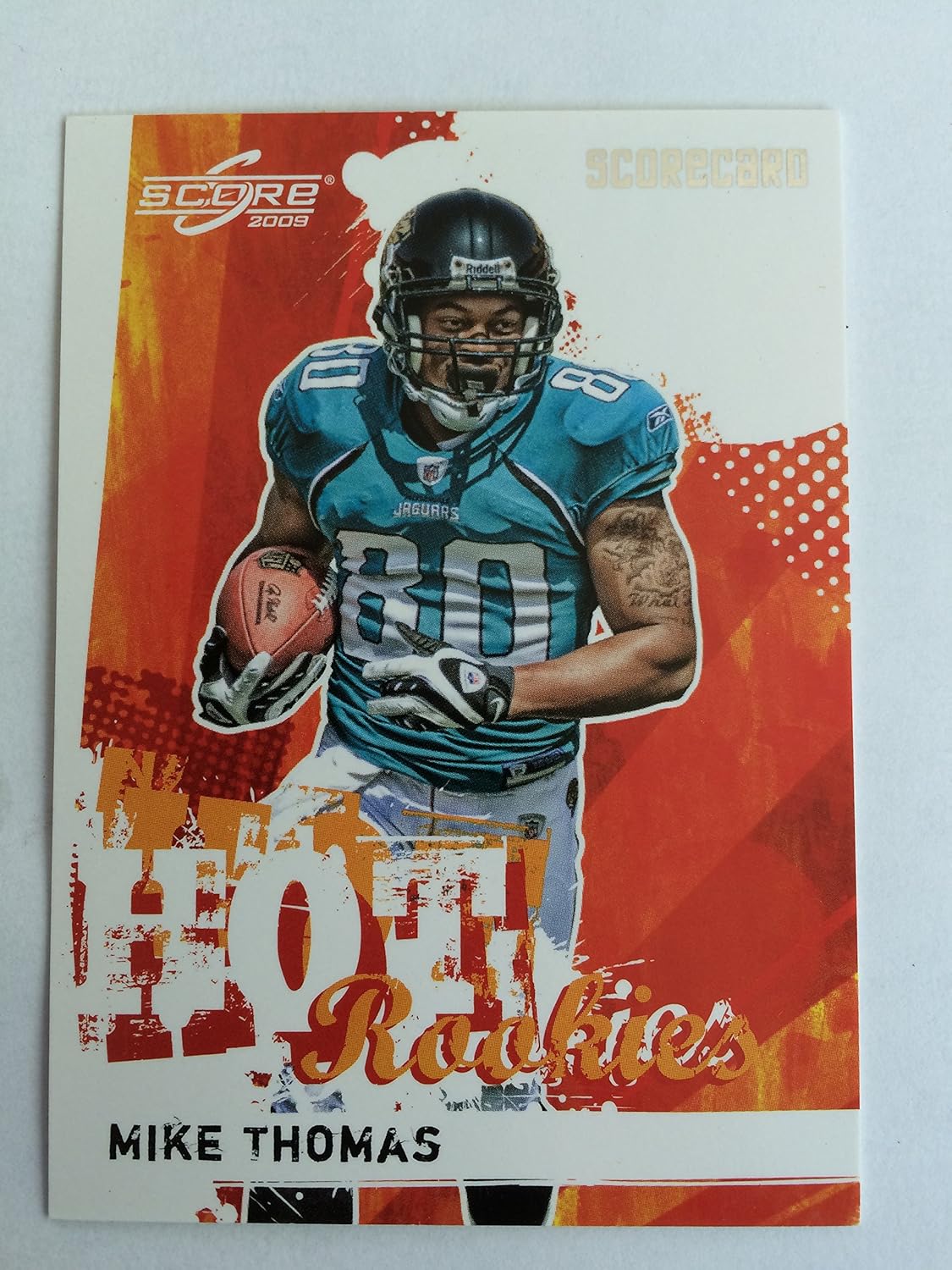 Amazon.com: 2009 Score Football Hot Rookies Scorecard #21 Mike Thomas ...