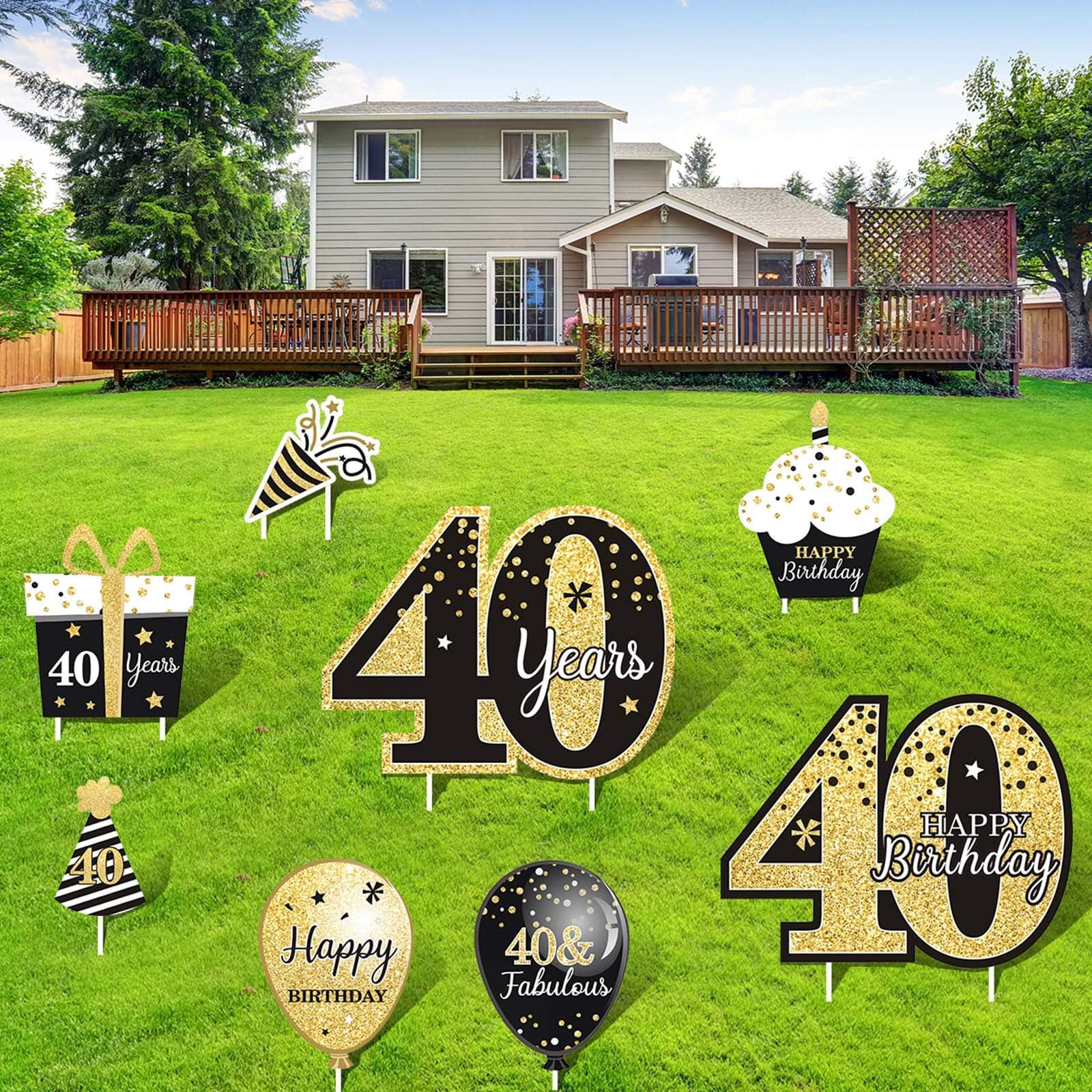 Amazon.com : Custom Face Birthday Yard Sign, Happy Birthday Big Head ...