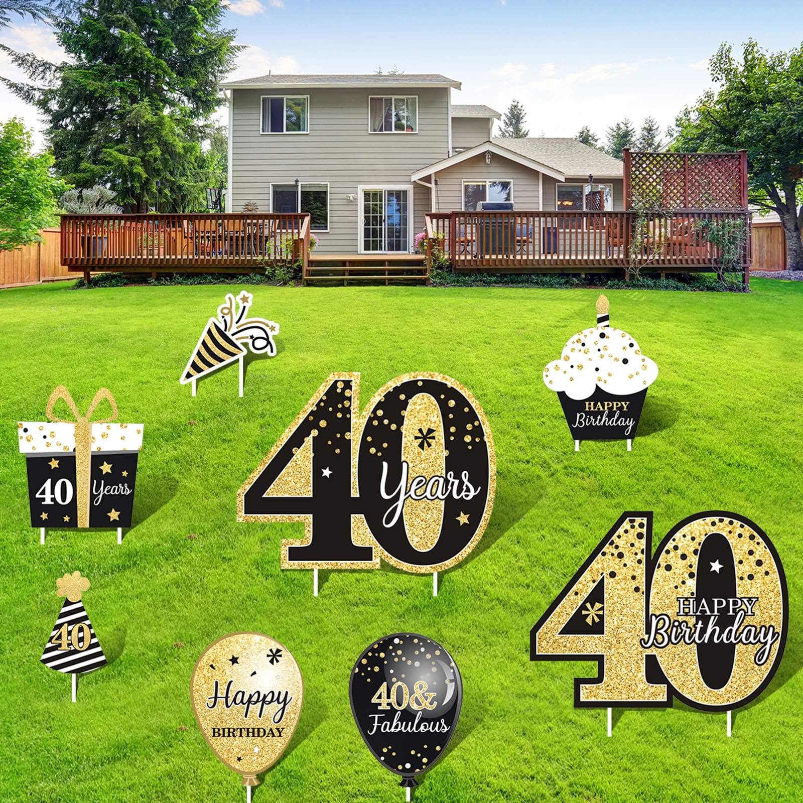 40 Printable Birthday Yard Signs Custom Yard Signs | Staples®
