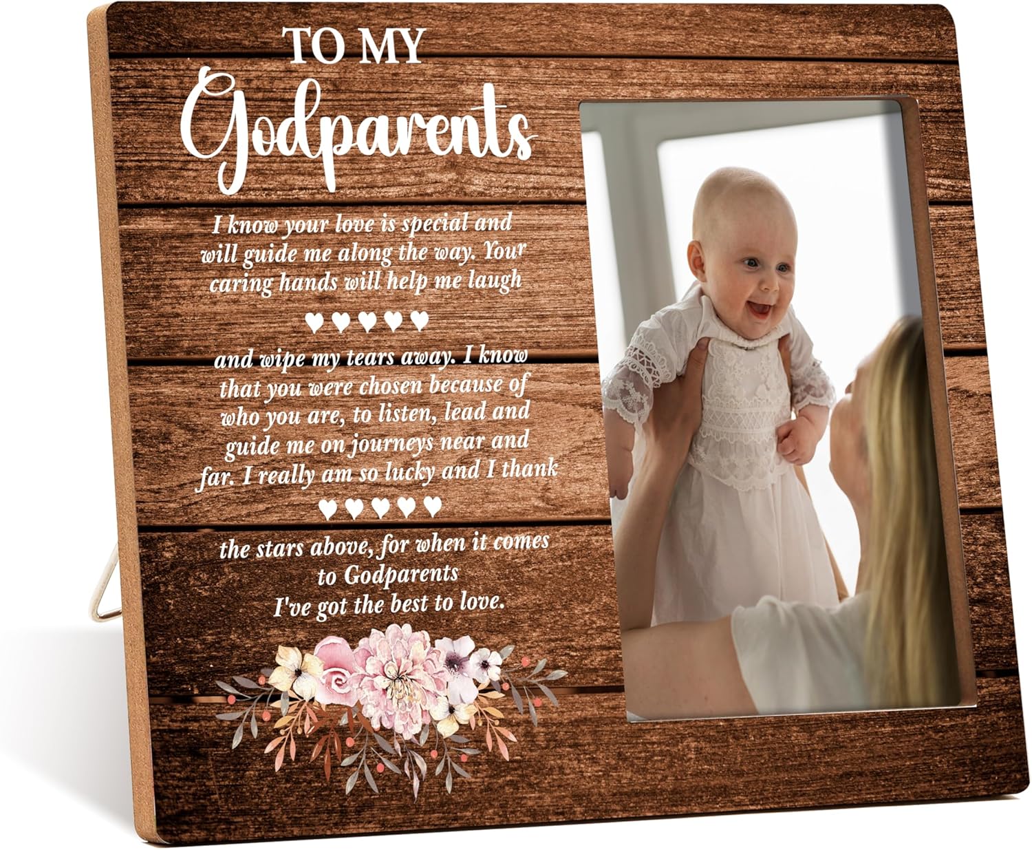 Amazon.com - Qiwog Godparents Appreciation Photo Frame - To My ...