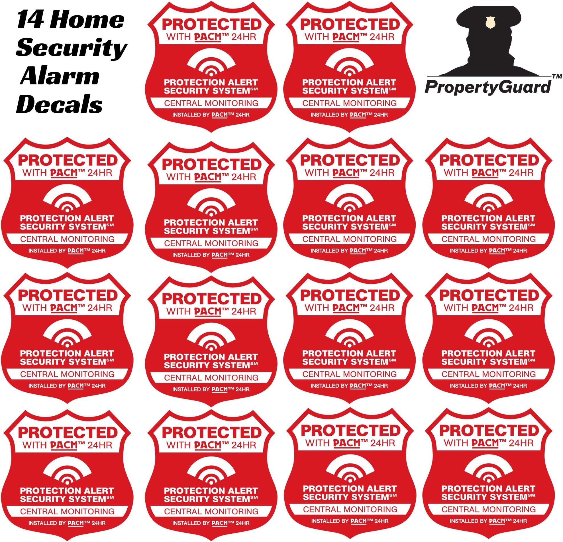 Amazon.com: 8 Door/Window Stickers Compatible with Vivint Systems ...