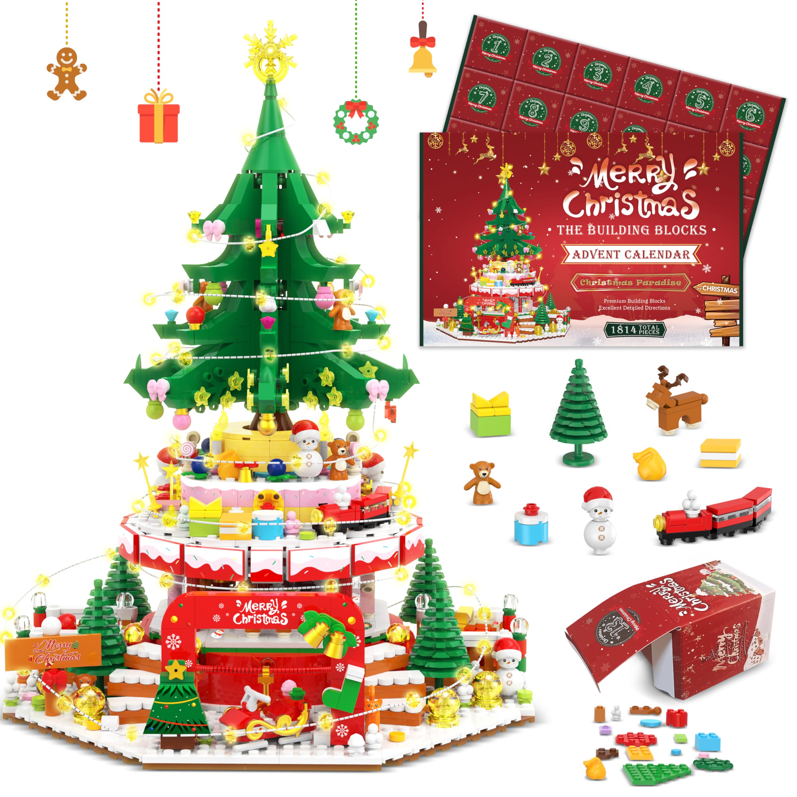 Christmas Tree Countdown Calendar Christmas Tree Advent Calendar: A