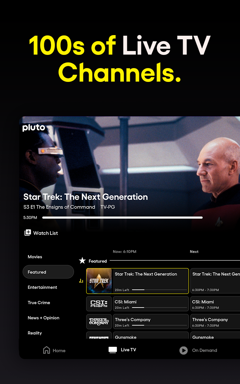 Pluto TV - It’s Free TV - App on Amazon Appstore