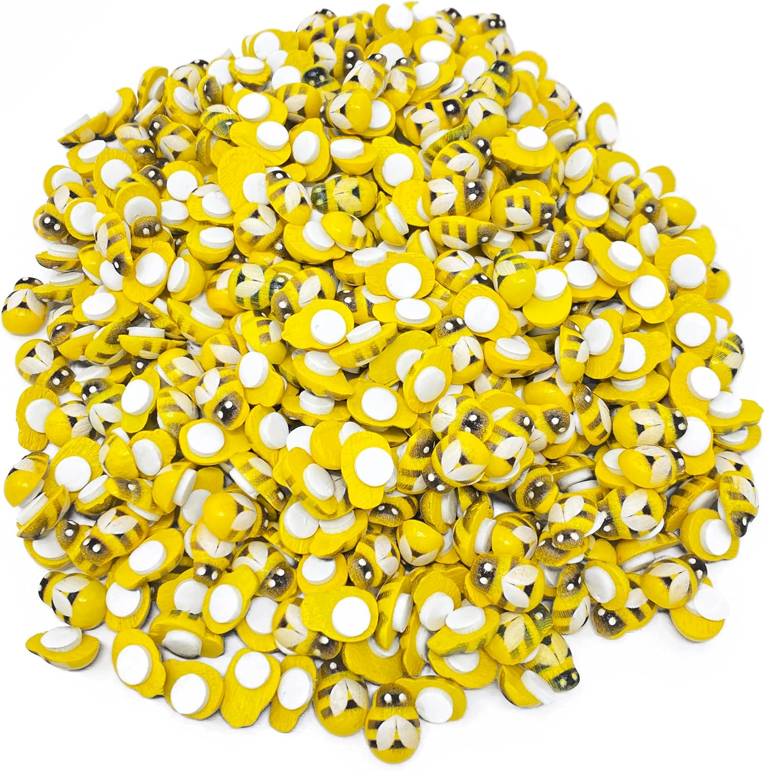 Special-Touches Pack of 500 Mini Yellow Bees - Mini 9x12mm Self ...