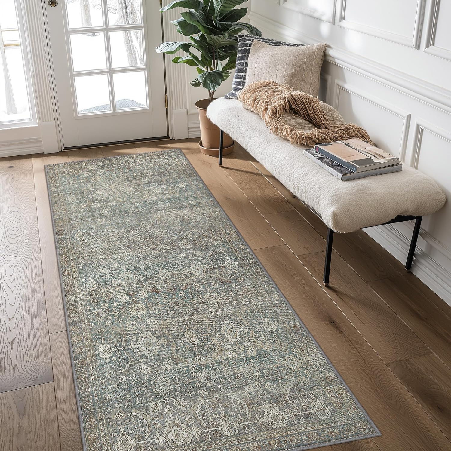 Bavni 2x5 Runner Rugs for Hallways Kitchen Entryway, Washable Runner ...