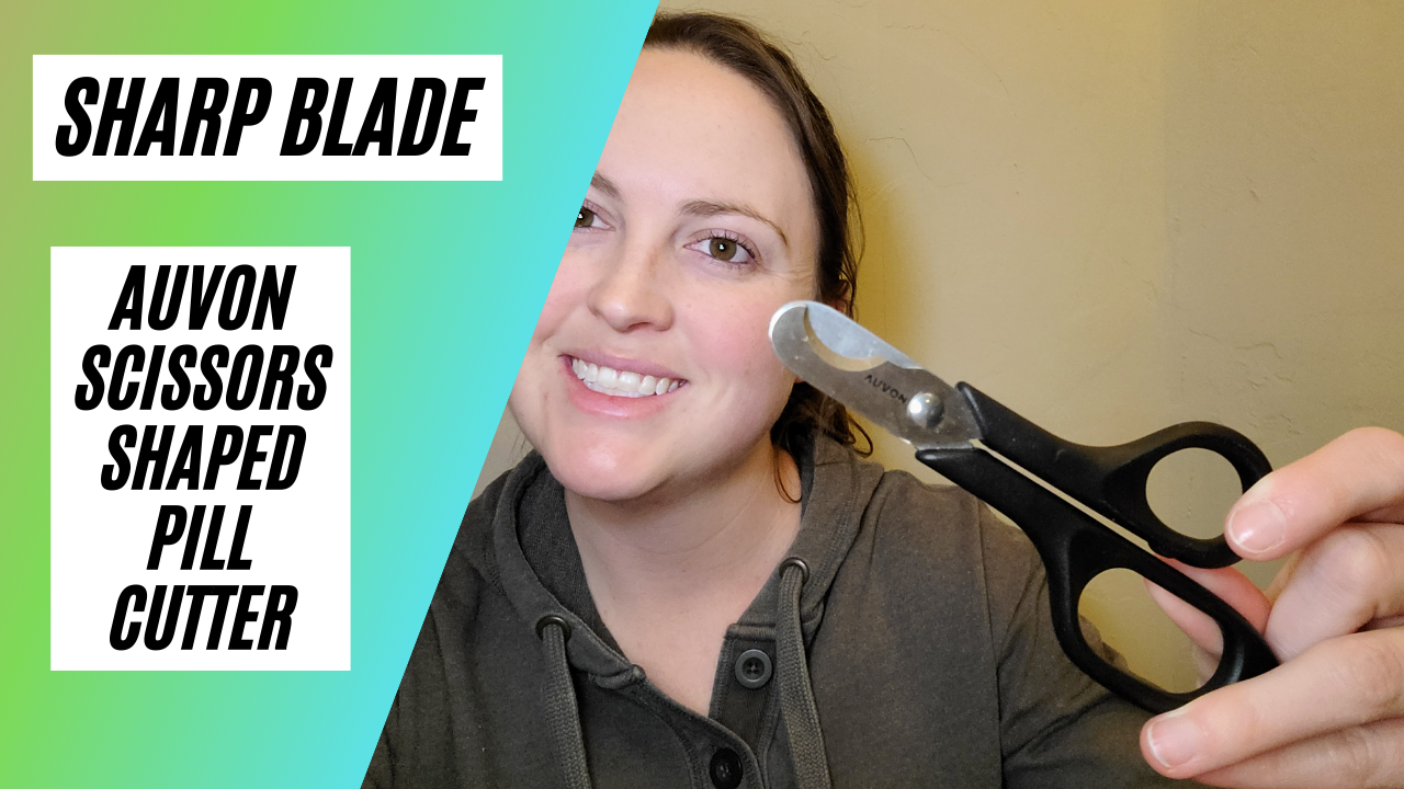 Watch AUVON Scissors Shaped Pill Cutter Review on Amazon Live