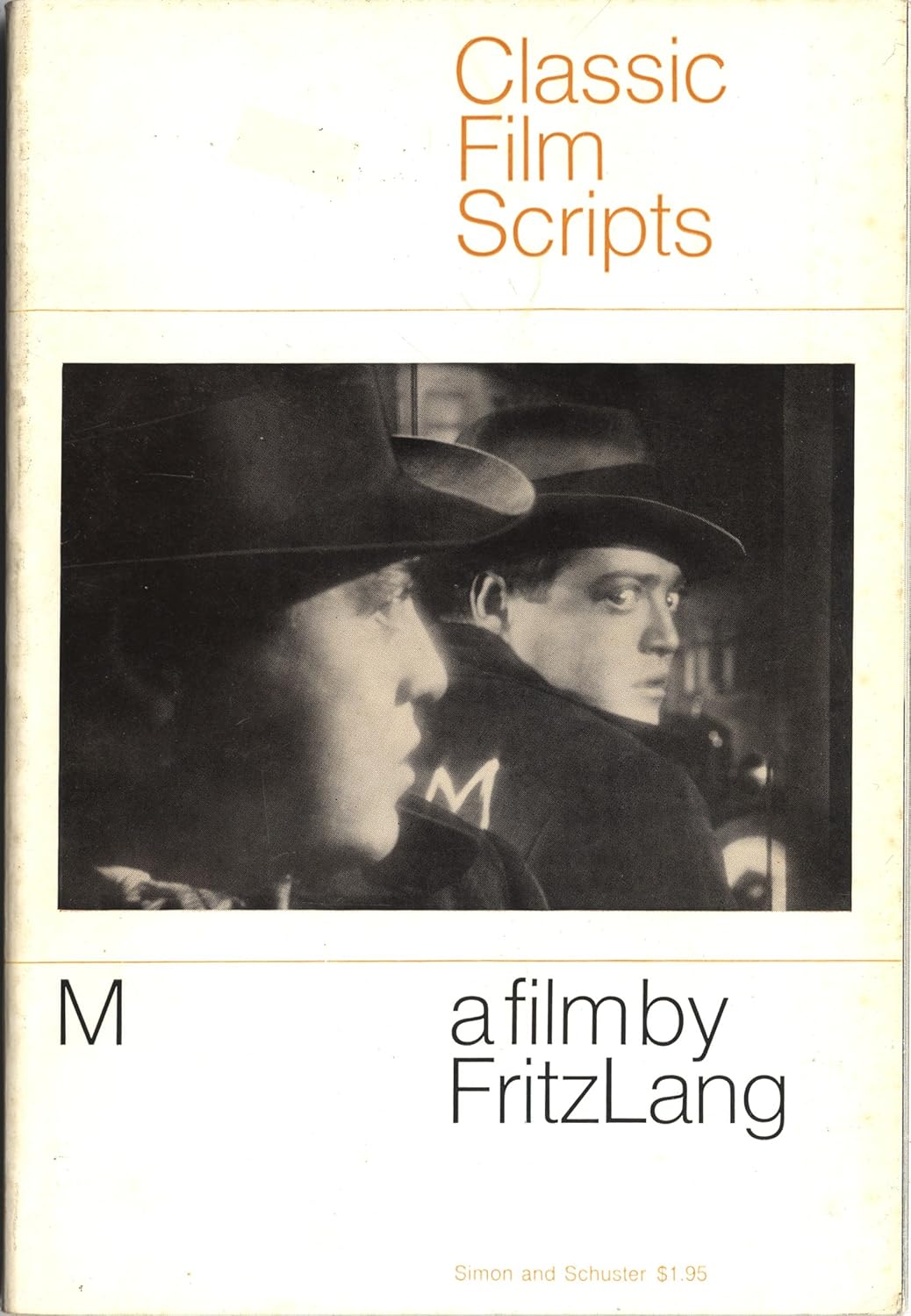 M a film by Fritz Lang. Classic Film Scripts at Amazon's Entertainment ...