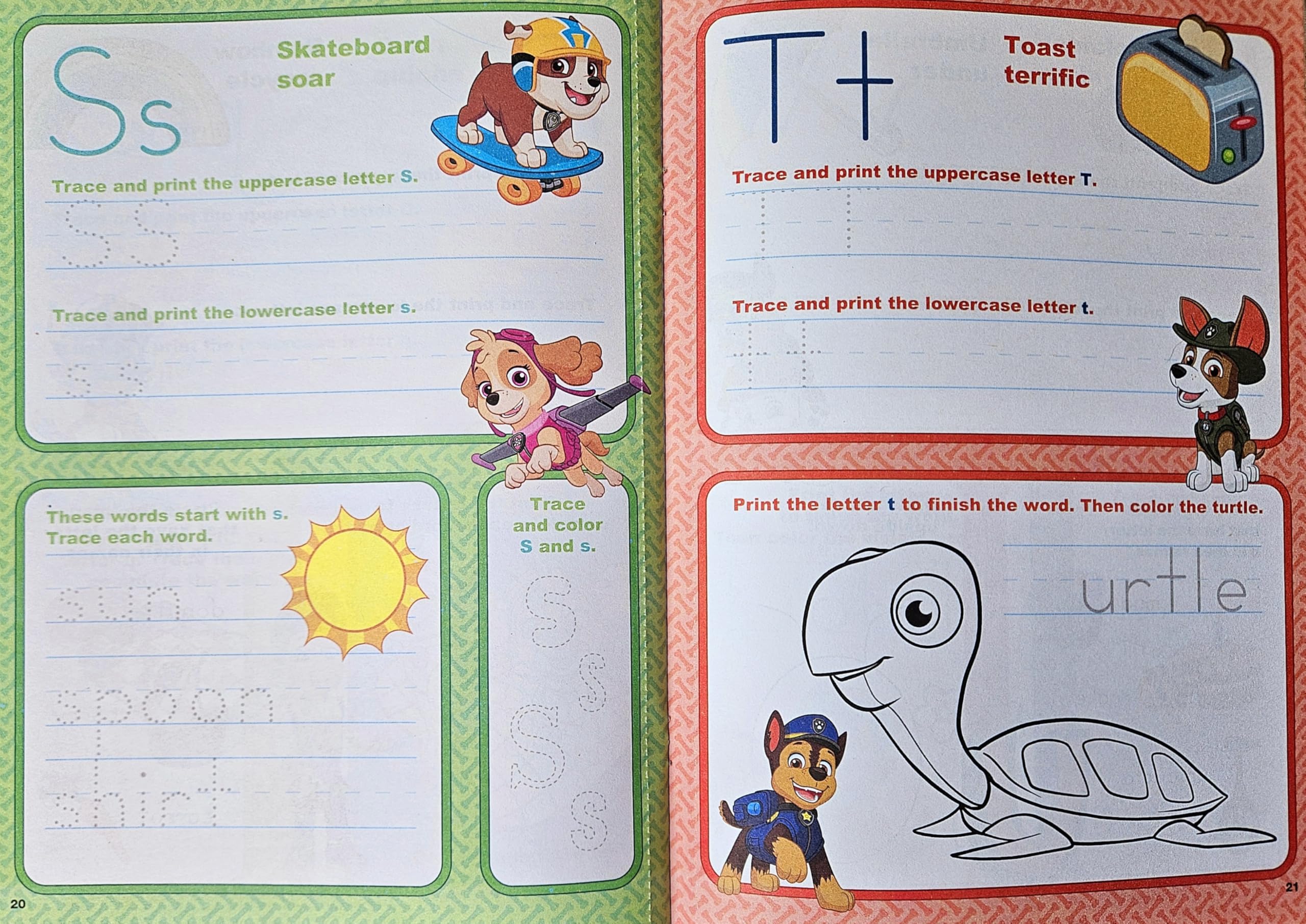 Snapklik.com : Nickelodeon Paw Patrol Pre-K Preschool Learning Workbooks