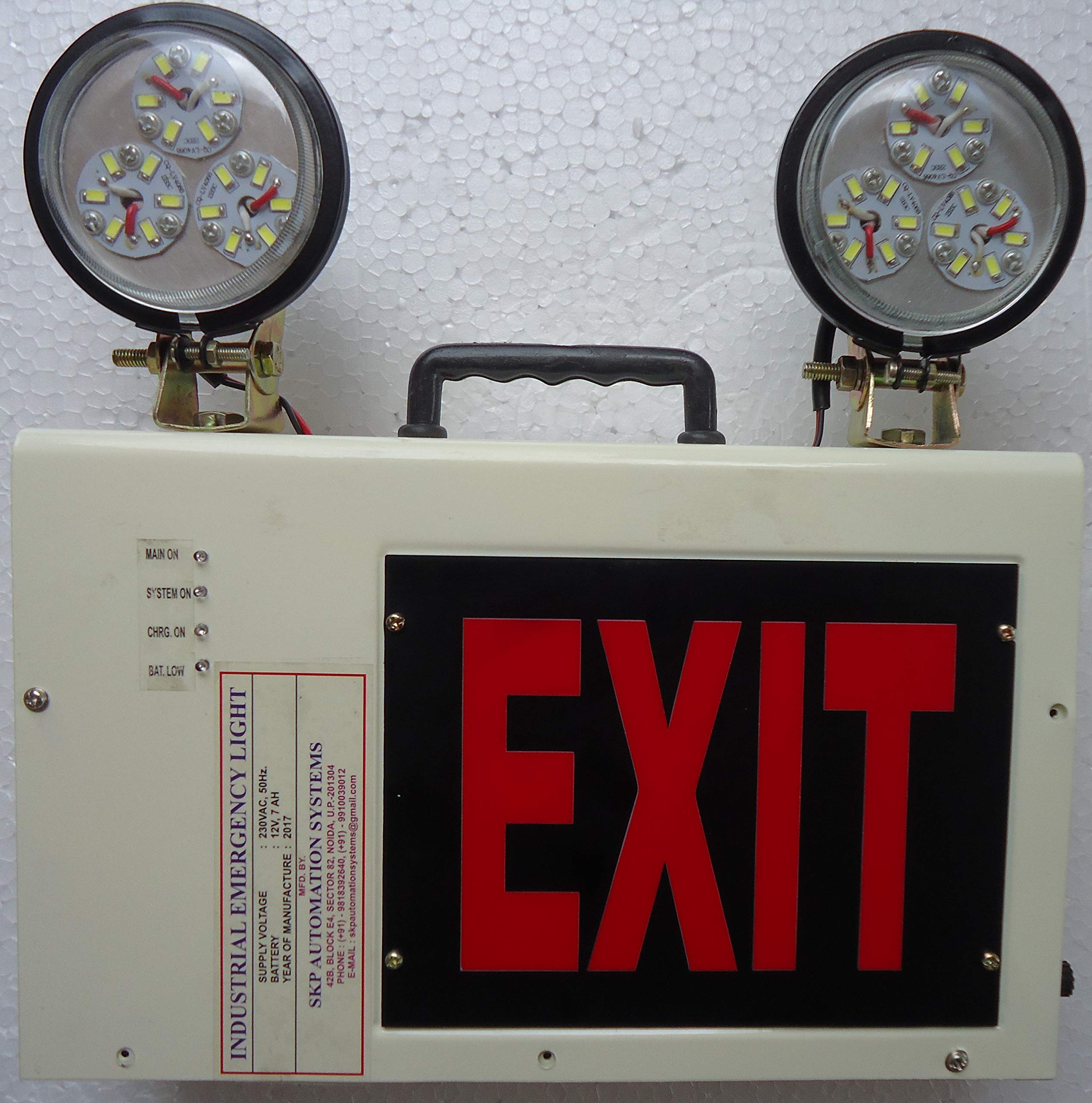 Buy Skp Automation Systems Steel Rectangular Industrial Emergency Light ...