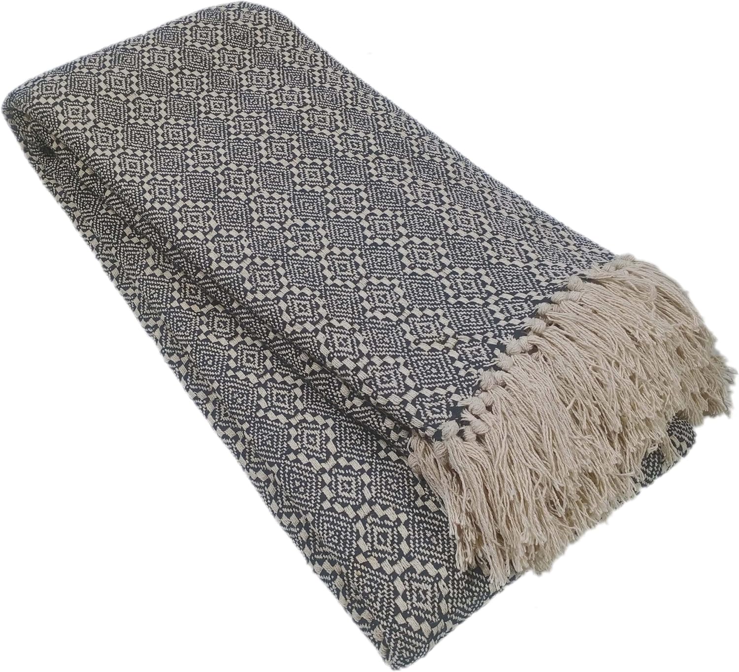Olivia Rocco Home Throws Eco Friendly Super Soft Recycled Cotton Throw ...