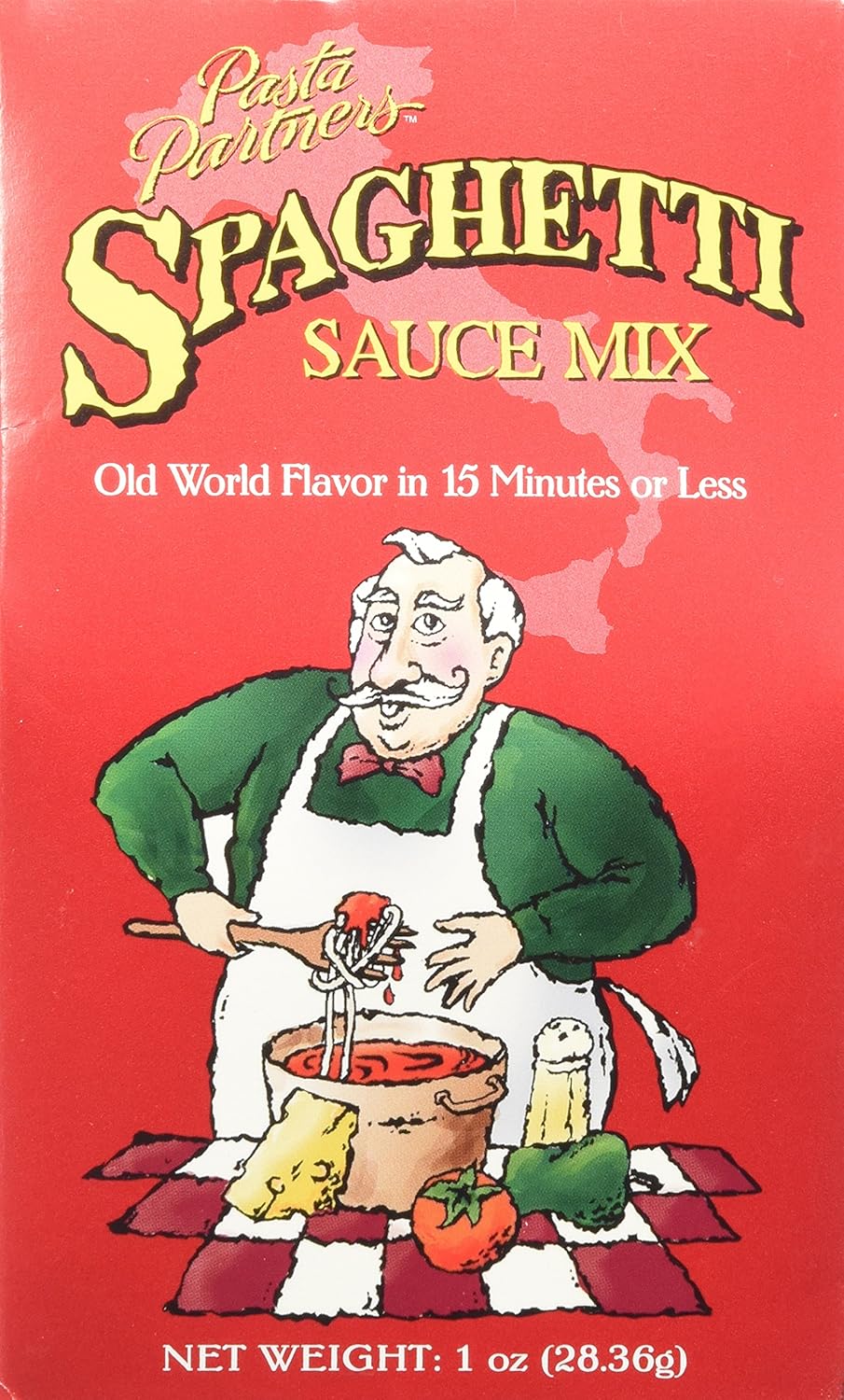 Amazon.com : Pasta Partners Spaghetti Pasta Sauce Mix, 1 Ounce ...