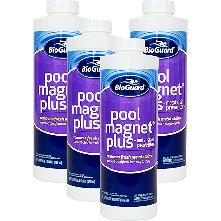 Amazon.com : BioGuard Pool Magnet Plus (1 qt) (4 pack) : Garden & Outdoor