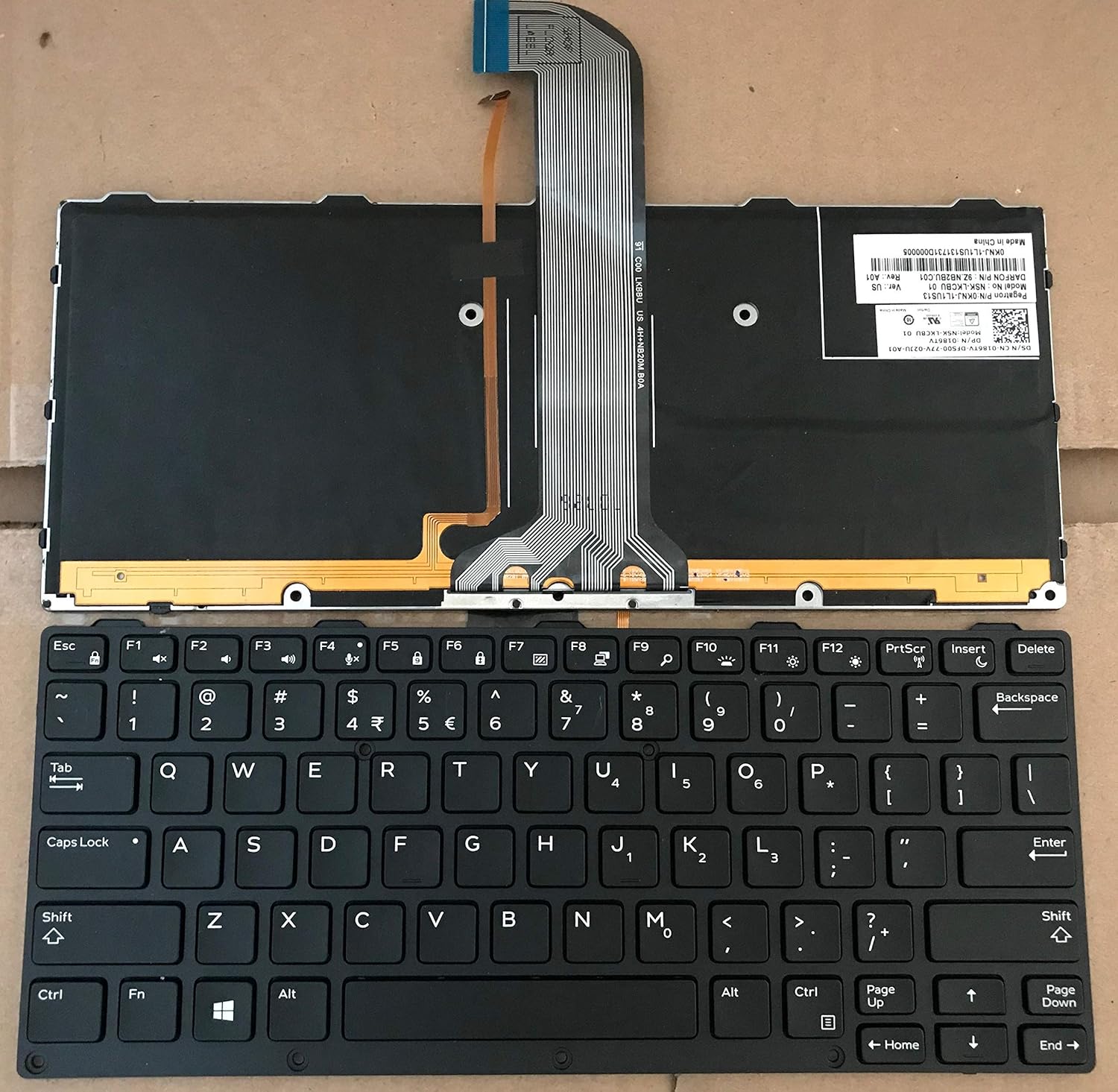 Amazon.com: Replacement Laptop English Backlit Keyboard for Dell ...