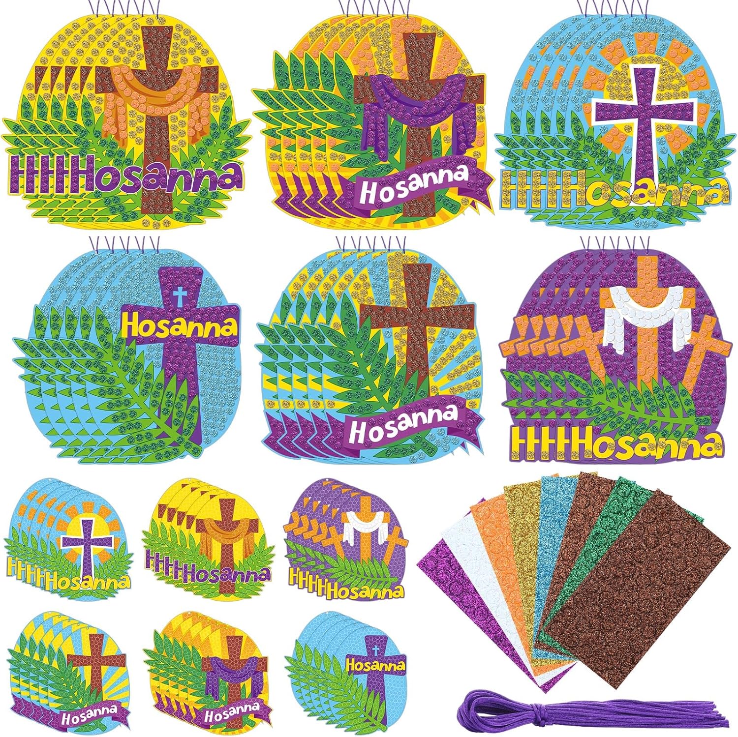 Amazon.com: Silipull 30 Sets Religious Easter Craft Kit for Kids ...