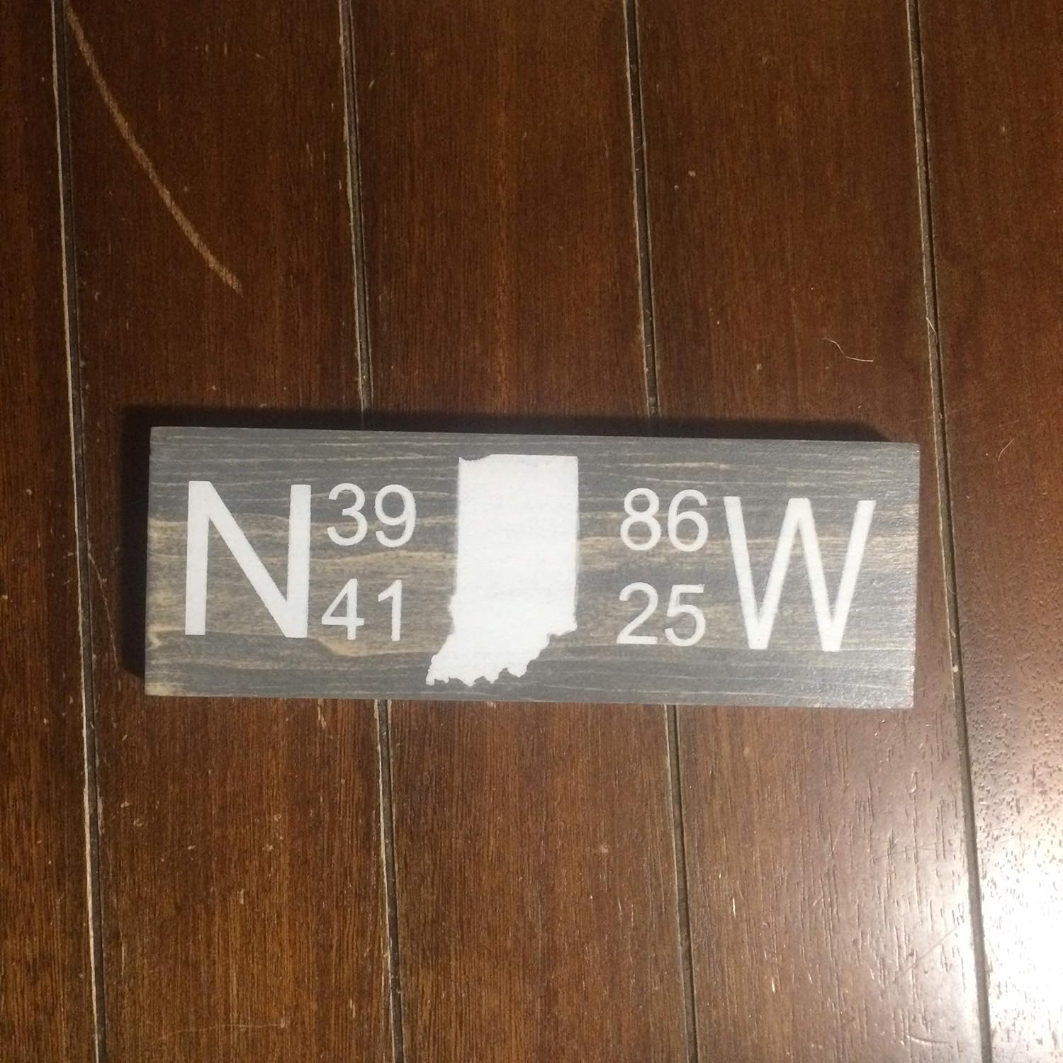 Amazon.com: Qime9592 Wall Plaque Sign Coordinate Wood Wall Sign with ...