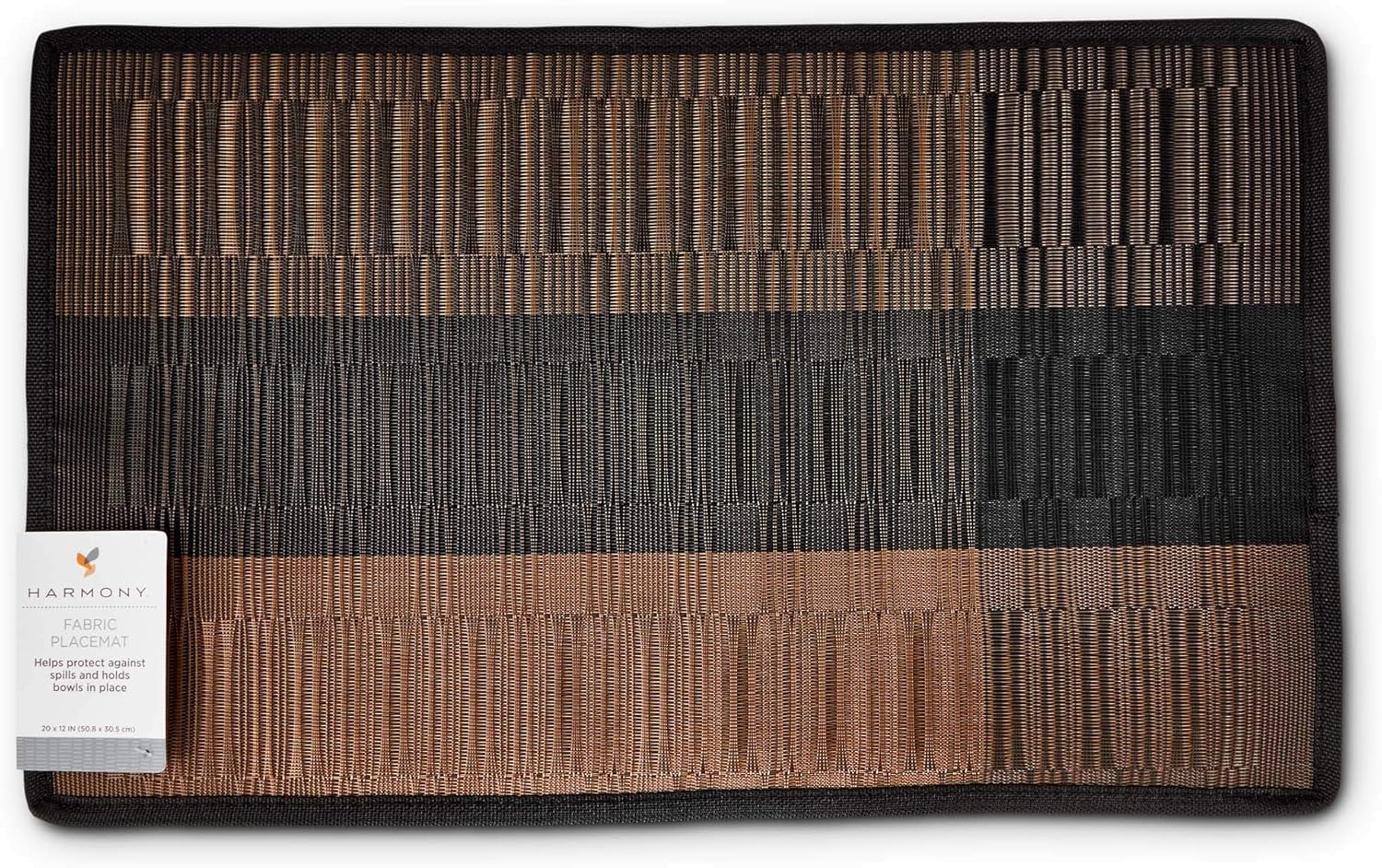 Amazon.com: Harmony Copper-Toned Fabric Placemat : Home & Kitchen