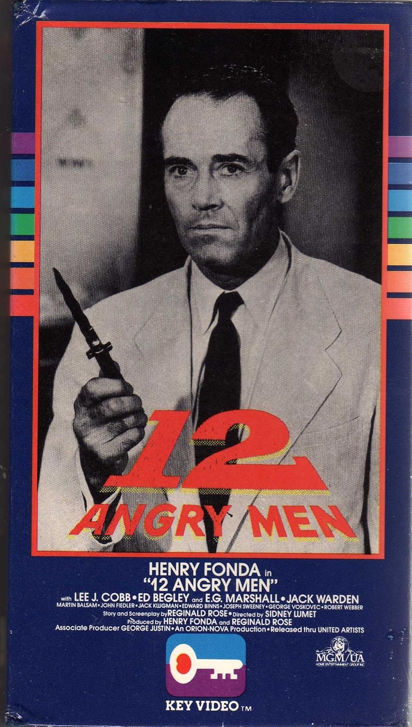 Amazon.com: 12 Angry Men [VHS] : Henry Fonda, Lee J. Cobb, Martin ...