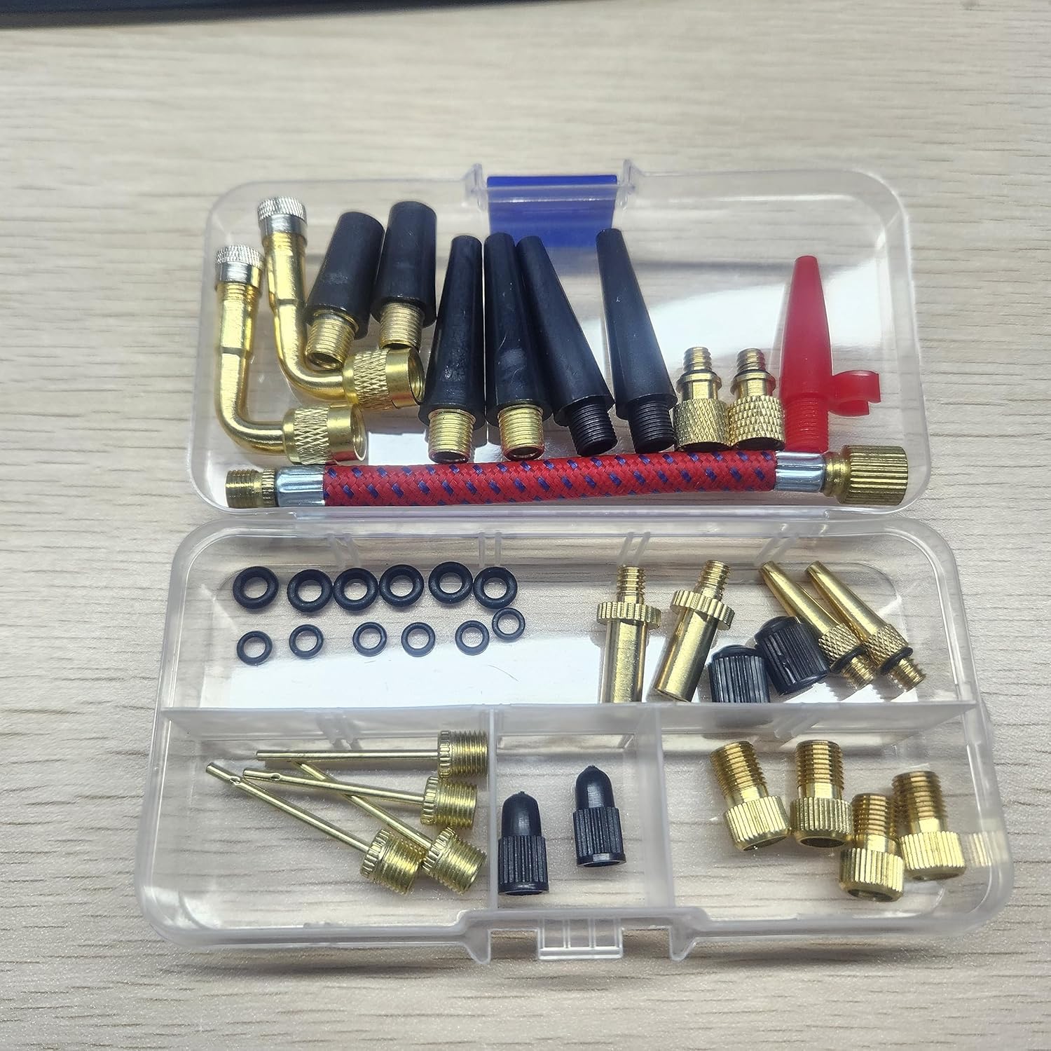 Fahrradventil Adapter Set 40 Teile, Alle Ventiladapter Fahrrad ...
