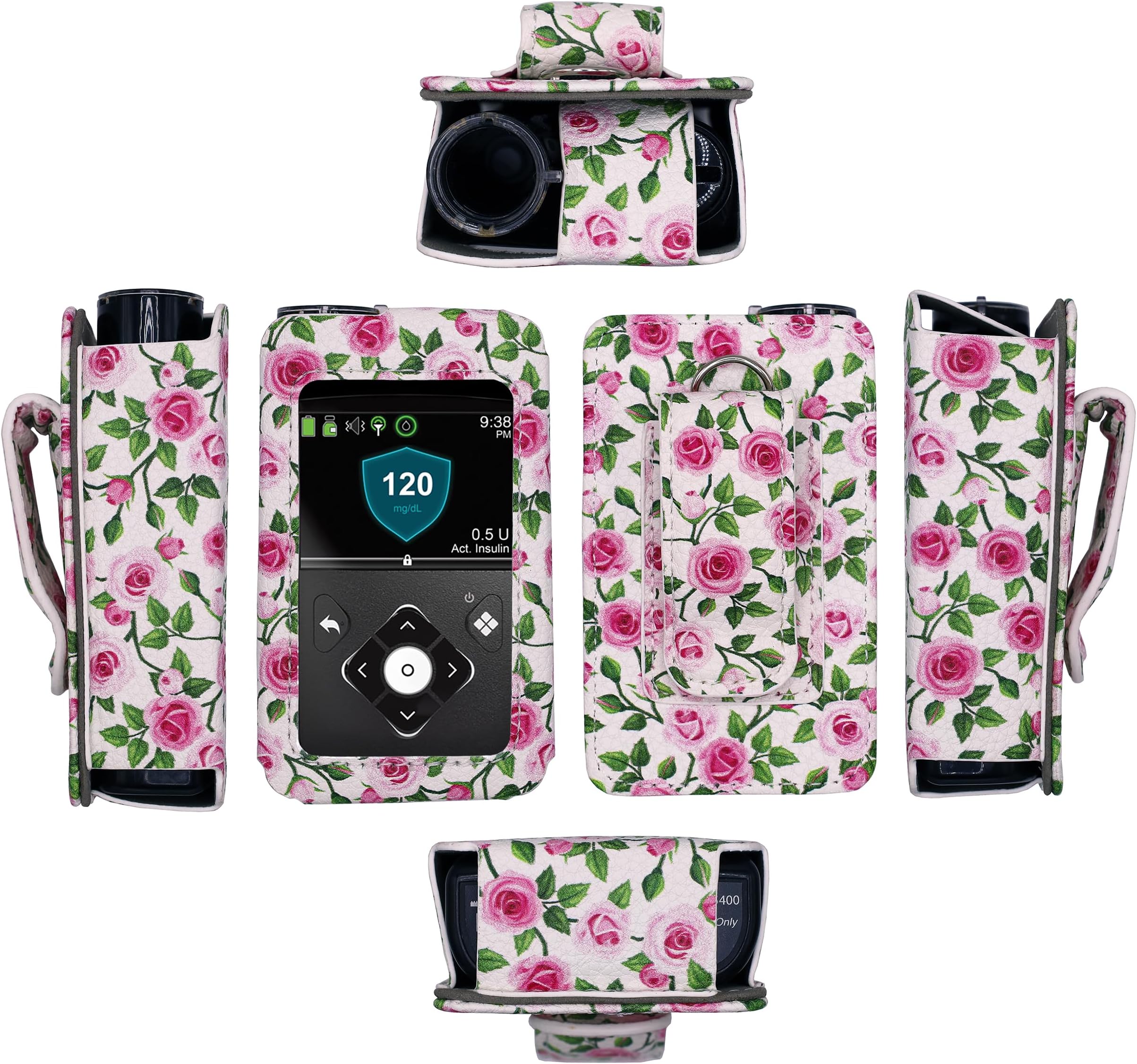 Amazon.com: Fitted Designer Leather Case with Screen Protector for Medtronic Minimed Insulin ...