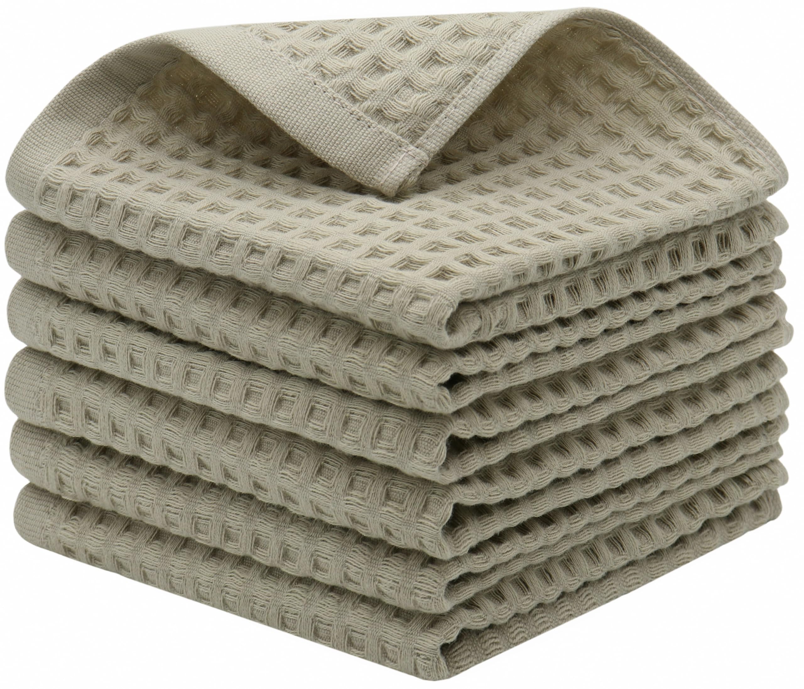 Amazon.com: Mia'sDream Cotton Waffle Wash Cloths for Showering Face ...