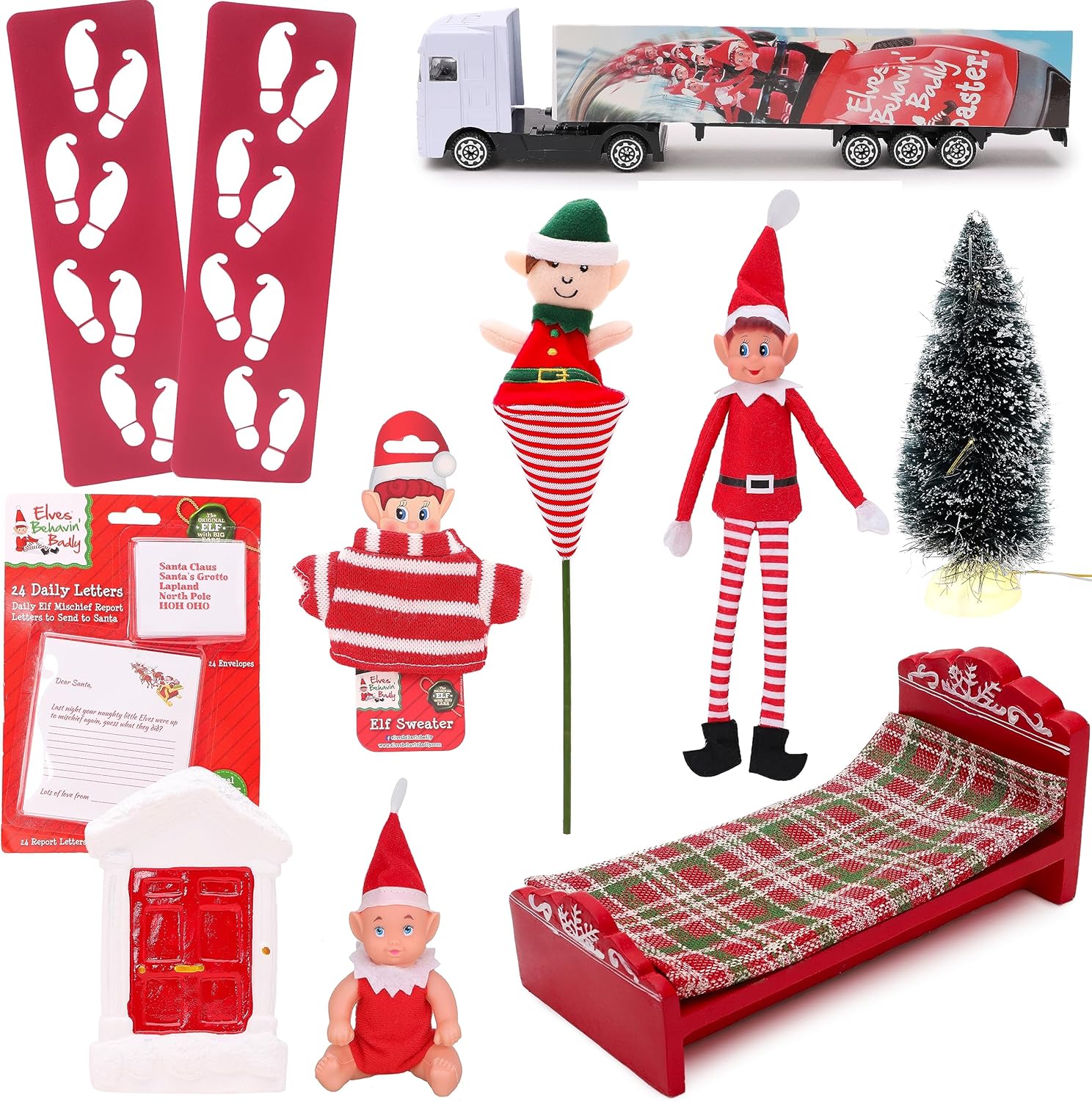 Amazon.com: Toyland® Ultimate Elves Behavin Badly Bundle – Christmas ...