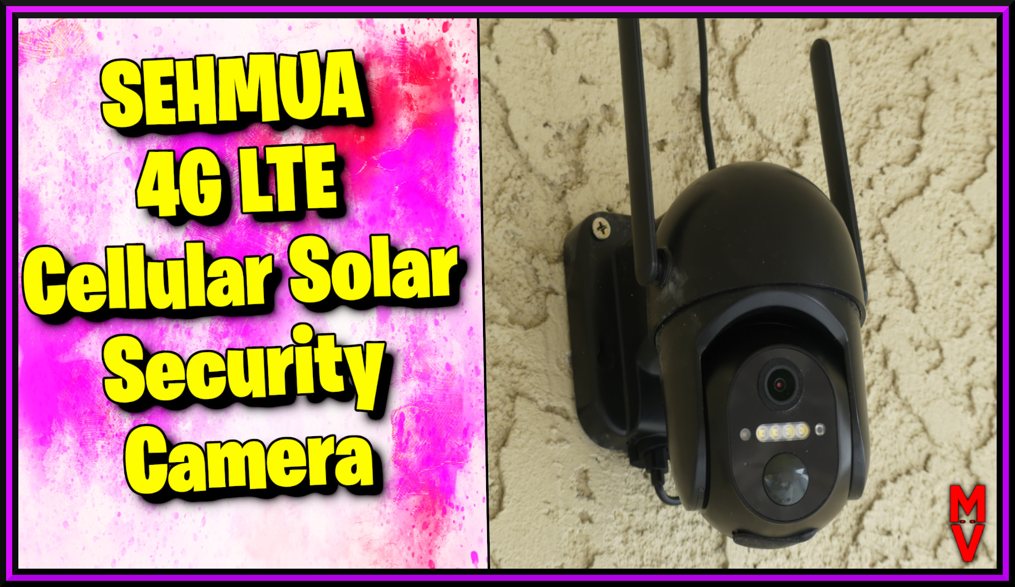 Watch Sehmua 4g LTE Cellular Solar Security Camera on Amazon Live