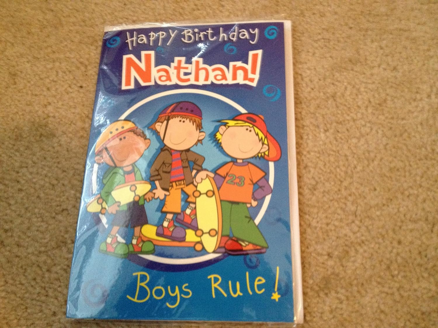 Feliz Cumpleaños Nathan – Tarjeta de cumpleaños de canto : Amazon.com ...
