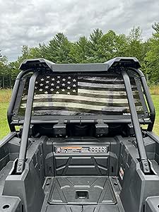 Amazon.com: Polaris RZR / XP 1000 Rear Dust Screen Turbo/Turbo S/X4/S4 ...