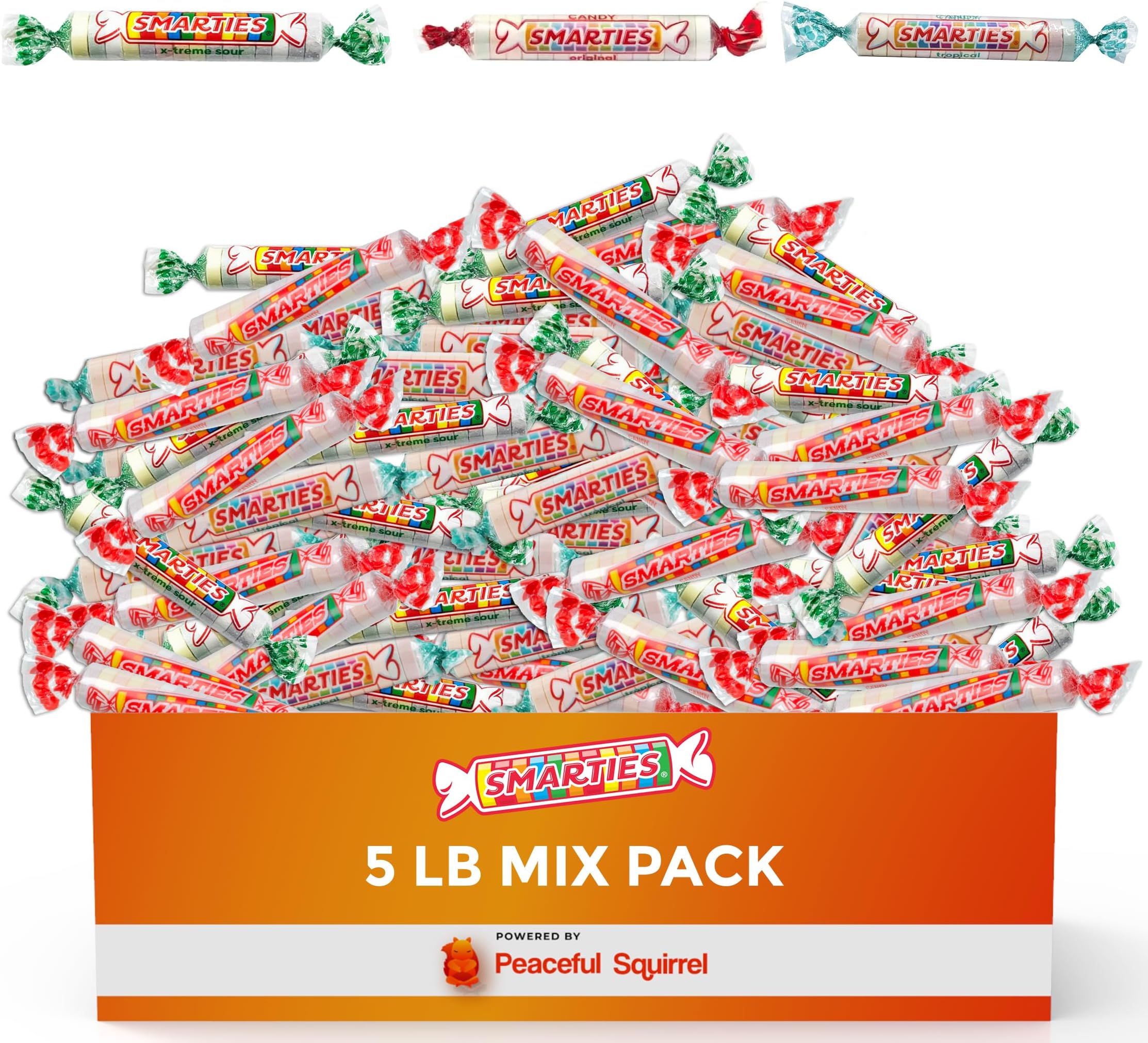 Amazon.com: Smarties Triple Pack! Assorted Flavors, Tropical Flavors ...