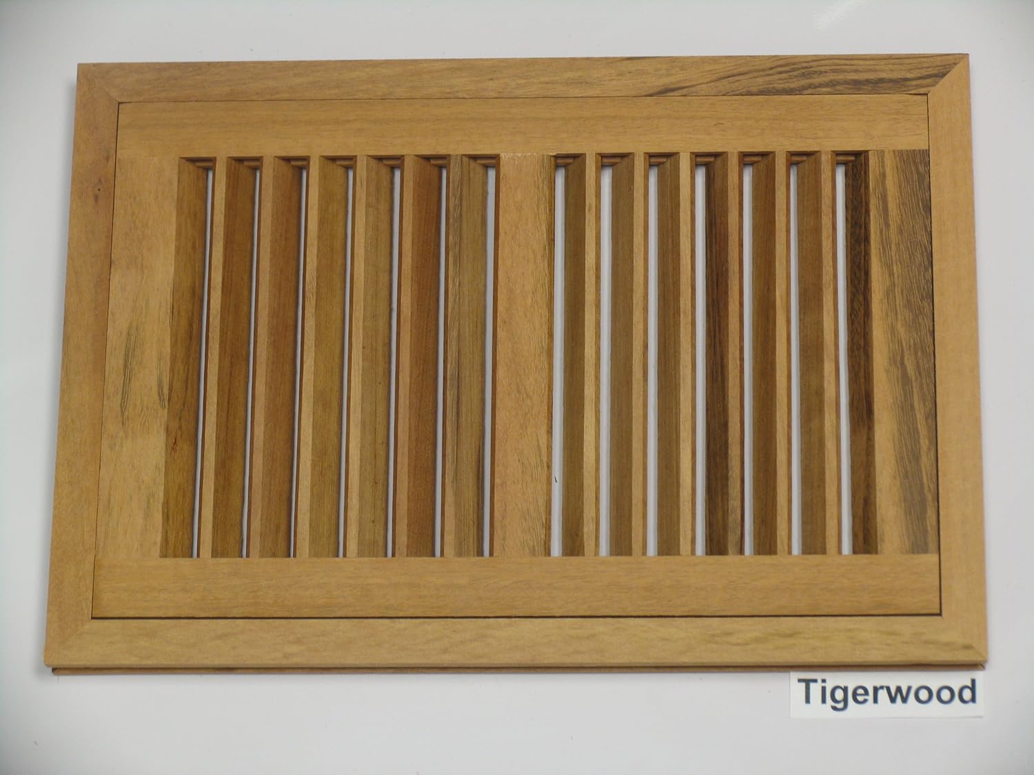 6" x 10" Hi-Output Tigerwood / Brazilian KOA Flush Unfinished Wood Heat ...