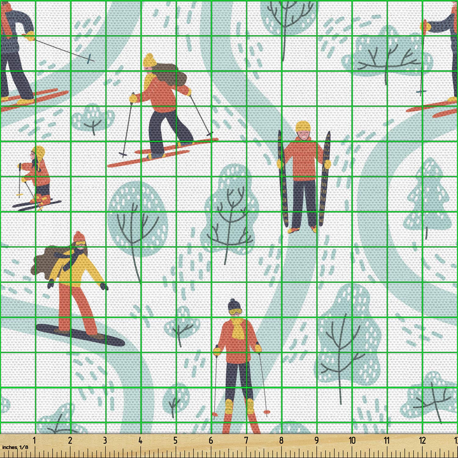 Ski Themed Fabric 17 Ski Fabric Ideas | Fabric, Skiing, Spoonflower