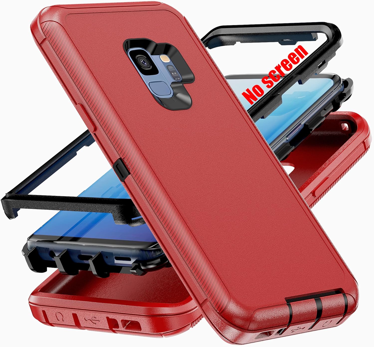 Amazon.com: AYMECL for S9 Case,Galaxy S9 Case,[Military Grade] 3 in 1 Full Body Shockproof Dust ...